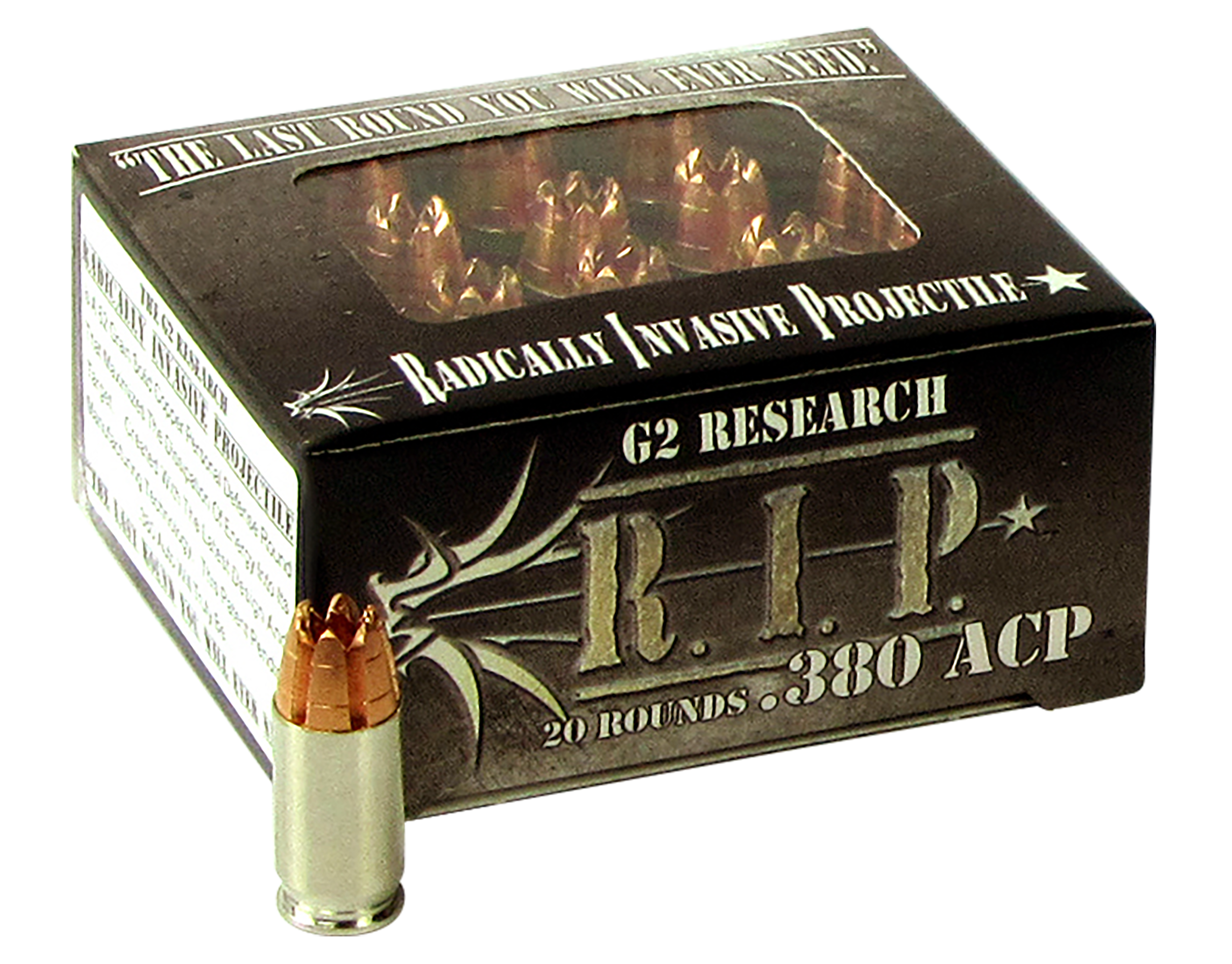 G2 Research G00001 R.I.P 380ACP 62gr Fracturing Hollow Point 20 Per Box ...