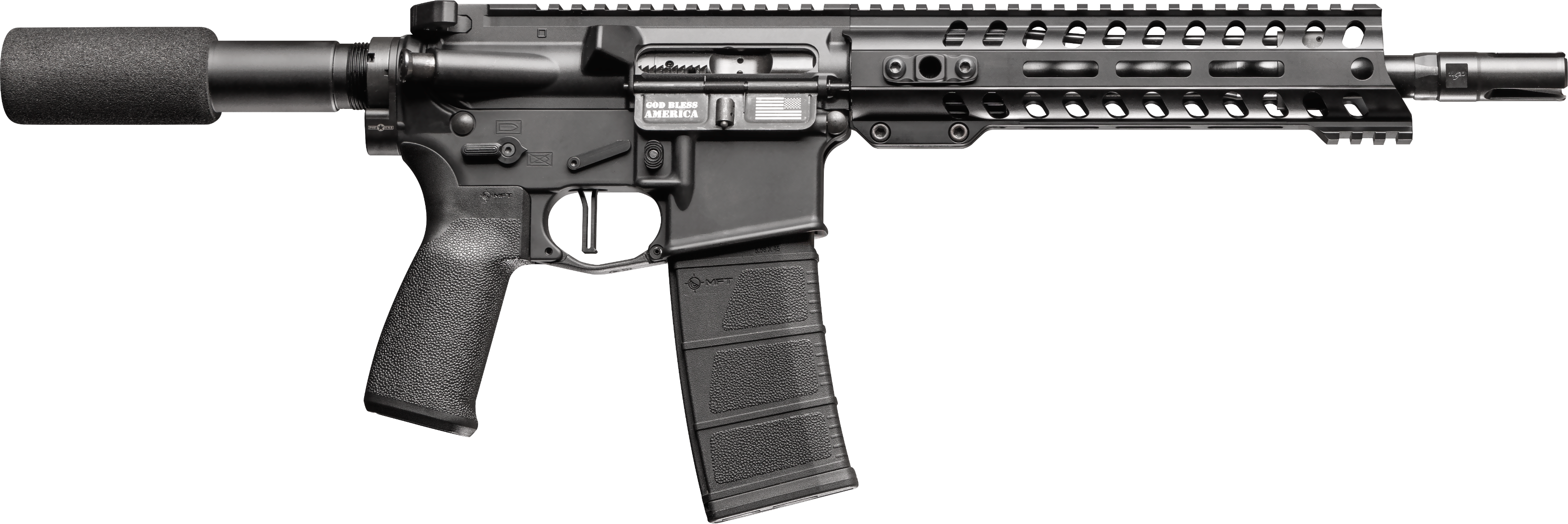 Pof 01801 Minuteman Pstl Di 10 9m Rail 556 Blk - Other Pistols at ...
