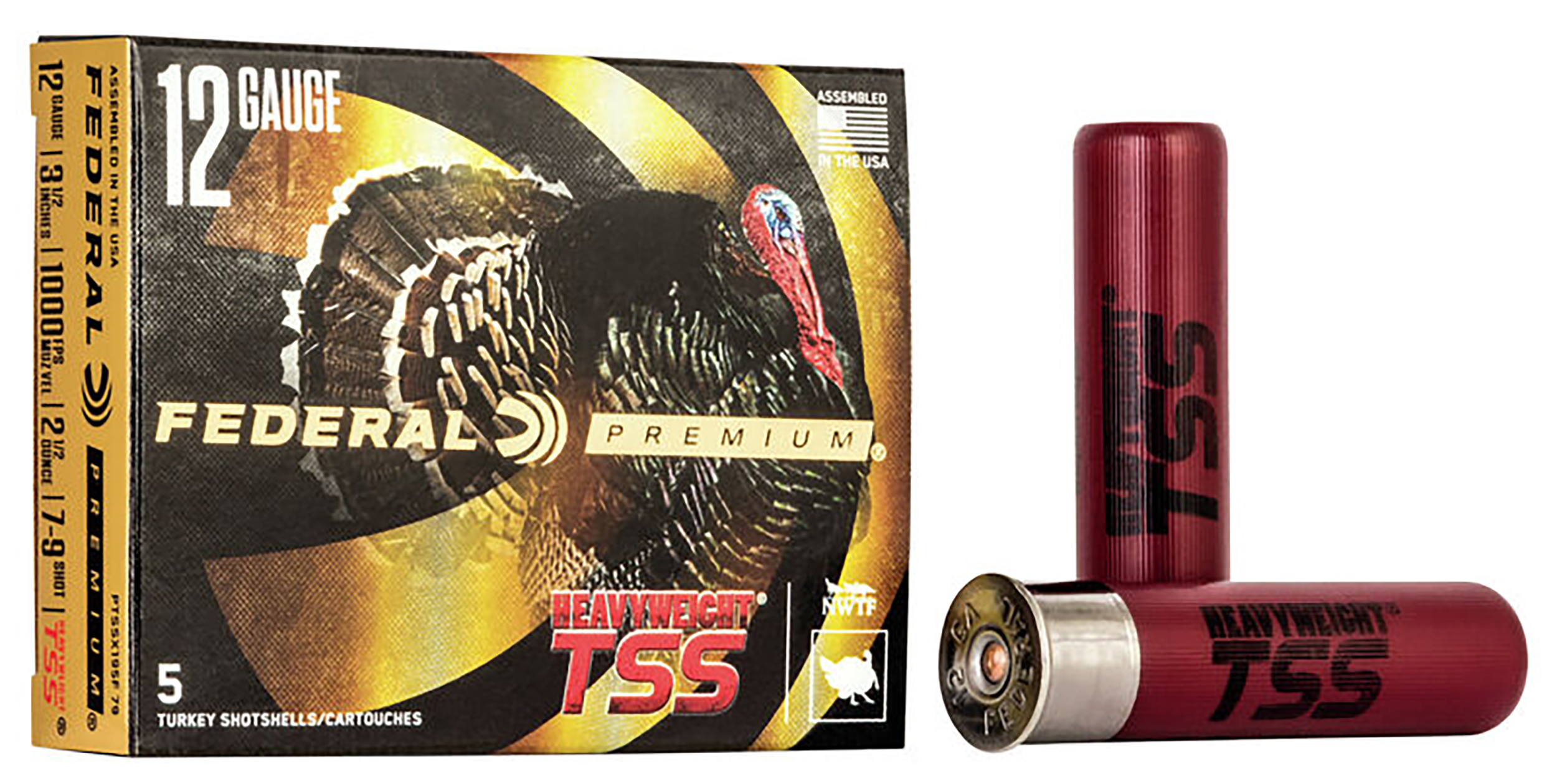 Federal PTSSX195F79 Premium Turkey Heavyweight TSS 12Gauge 3.50" 2 1 ...