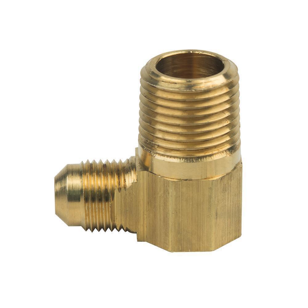 BrassCraft 49-6-8 3/8 x 1/2 in. Flared x MIP 90 Degree Elbow | eBay
