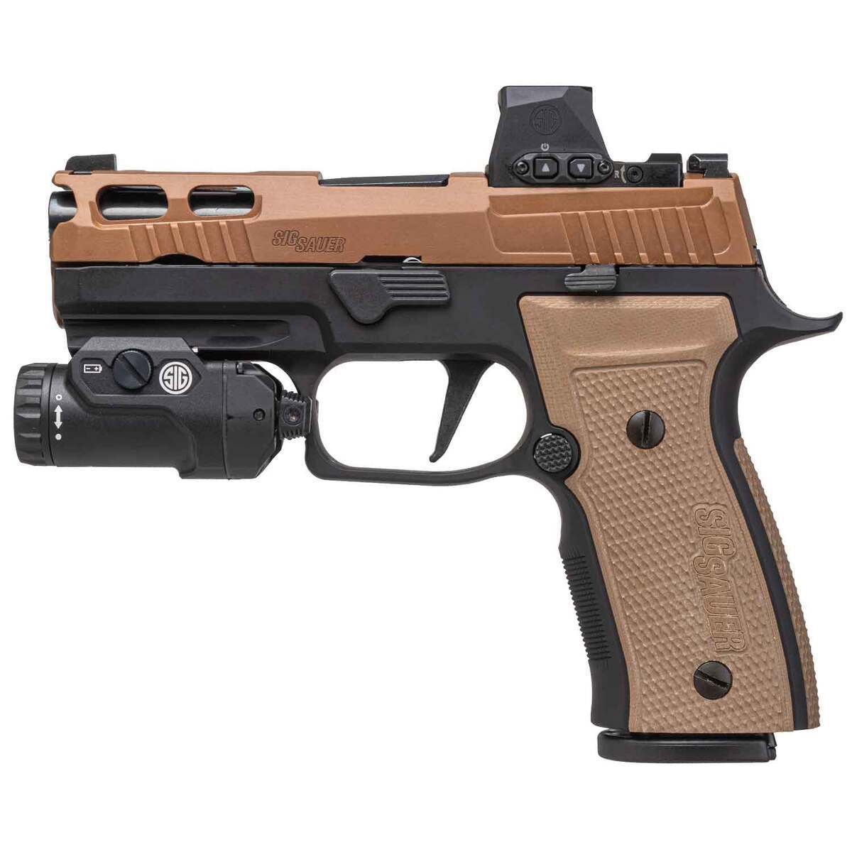 Sig Sauer P320 AXG Pro 9mm Coyote PVD Pistol - Semi Auto Pistols at ...