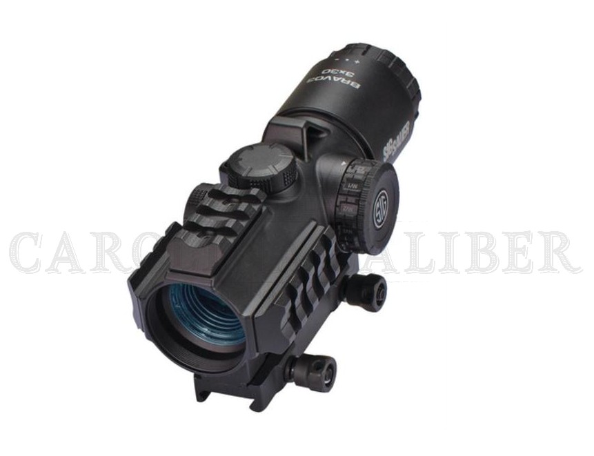 SIG SAUER SOB53101 BRAVO5 BATTLE SIGHT, 5X30MM, 556-762 HORSESHOE DOT ...