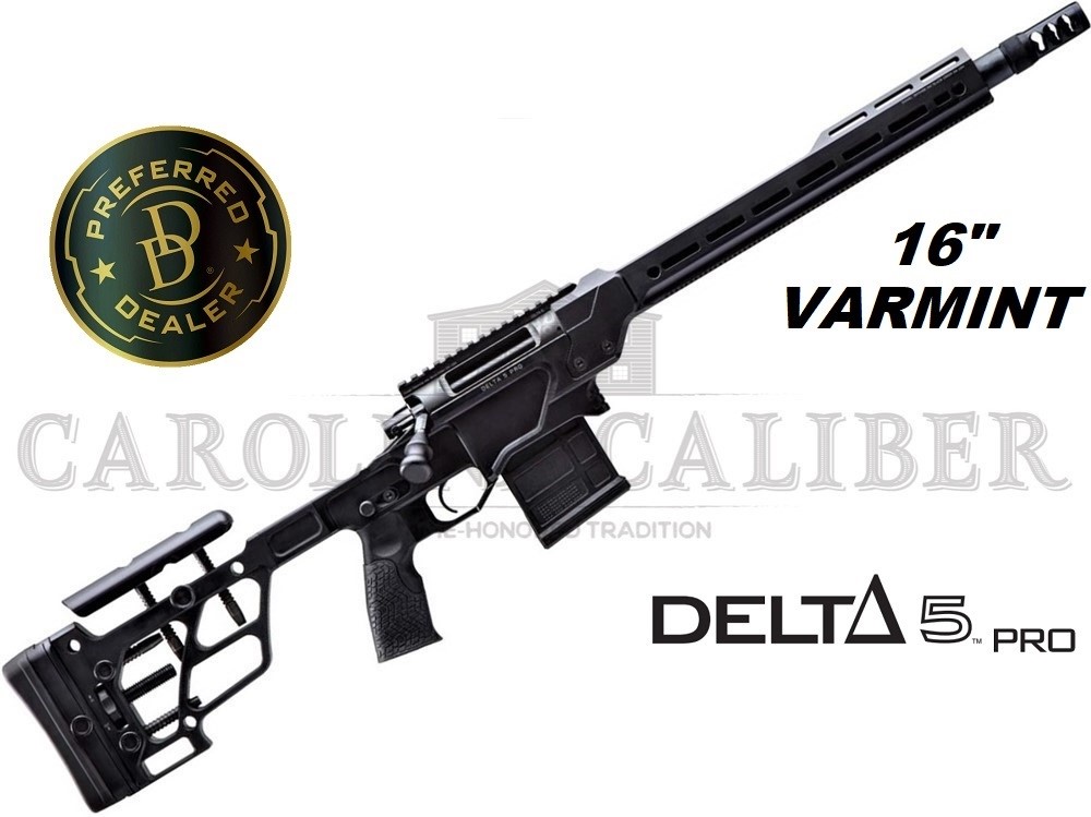 DANIEL DEFENSE DELTA 5 PRO 308WIN BLACK 16" 1:10 VARMINT 42-159-07388 ...