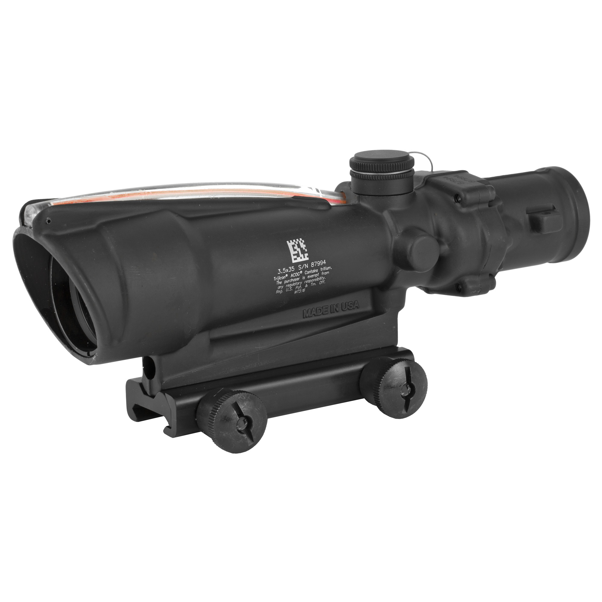 Trijicon Acog 3.5x35 .308 Red Crosshair W-ta51 Mount! - Gun Scopes at ...
