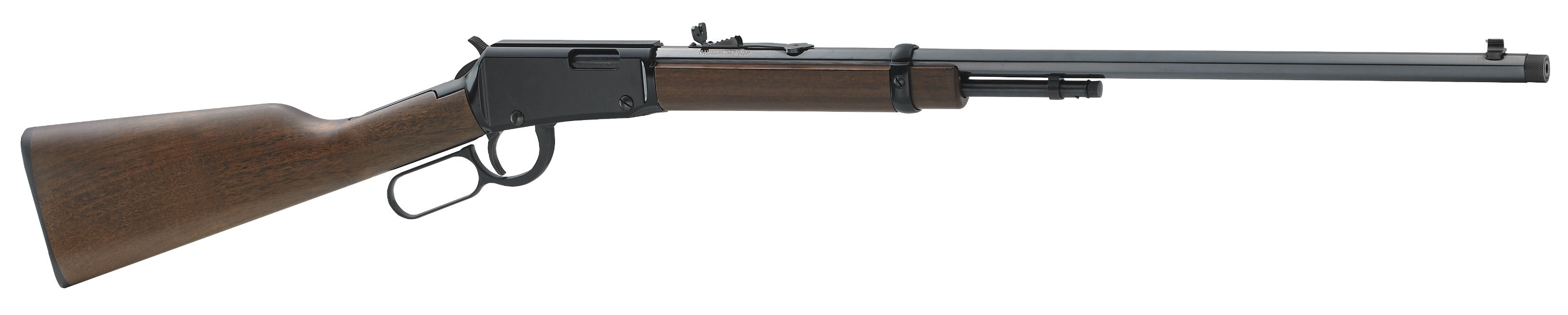 Henry Frontier Model Threaded Barrel .22 WMR Lever Action Brown - Lever ...