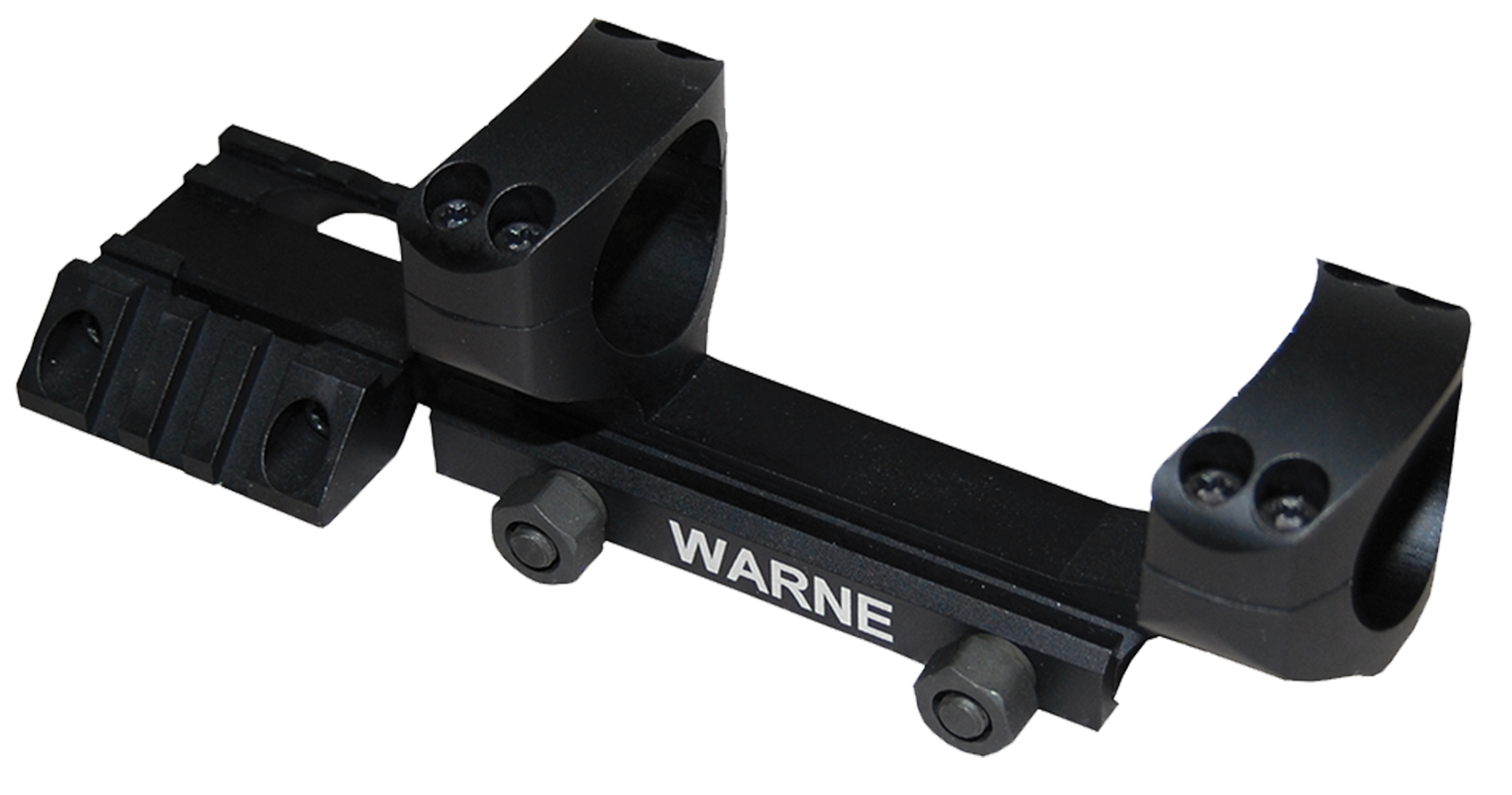 Warne Tactical 1 Piece Ramp 30mm Mount Black Team Logo - Scope ...
