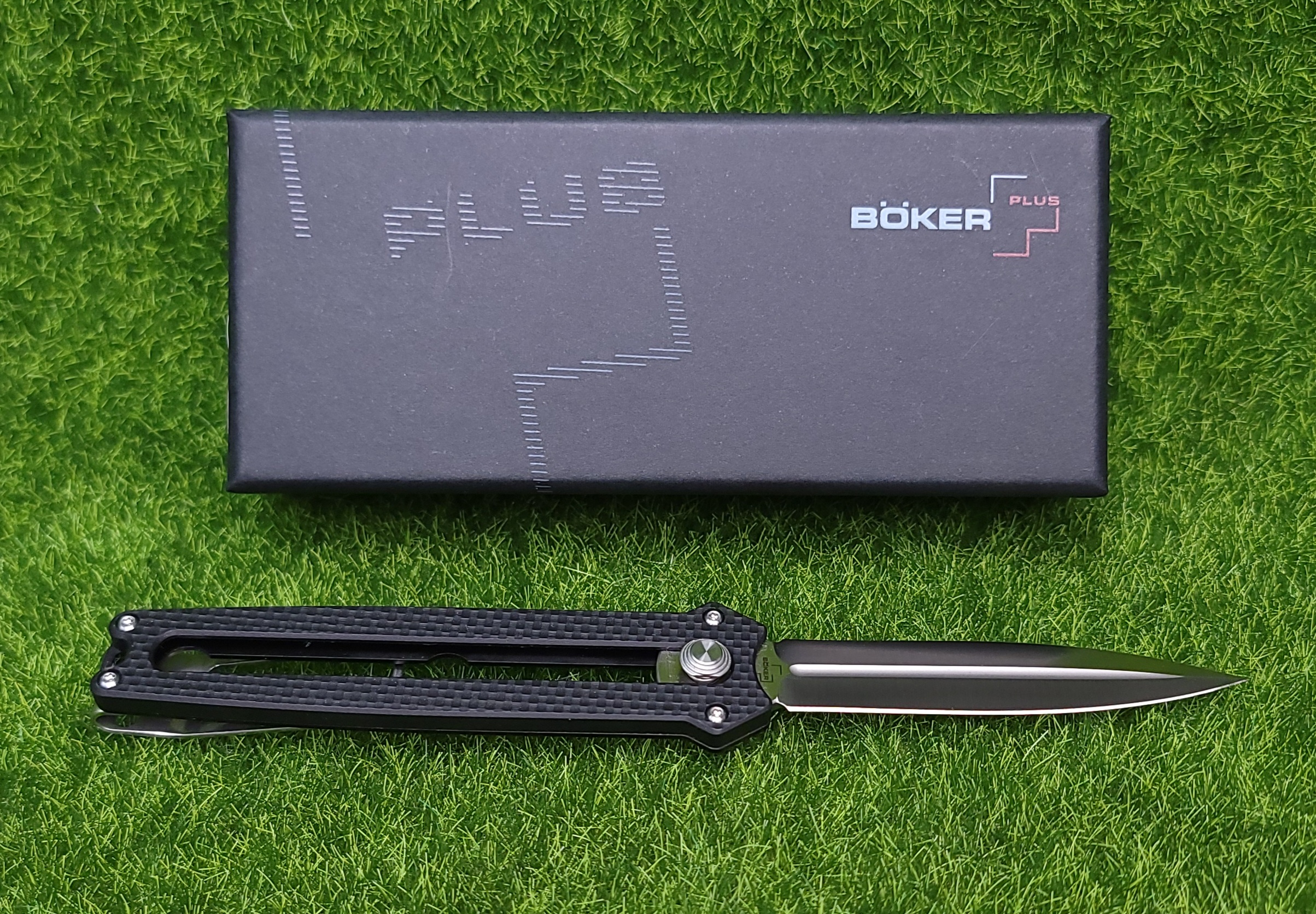 Boker Plus Slike 2.99" D2 Retractable Dagger Spear Point Knife ...