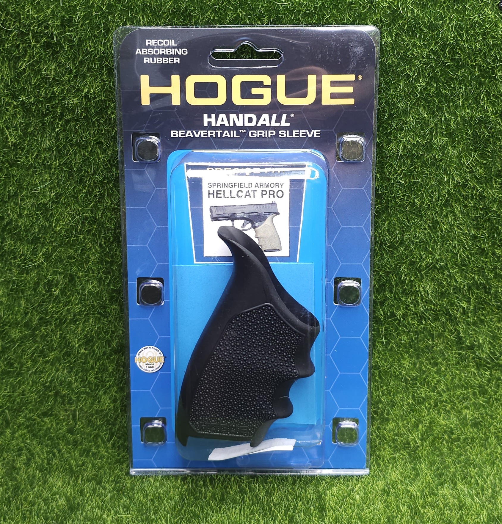 Hogue Handall Beavertail Grip Sleeve for Springfield Hellcat Pro, Blk ...