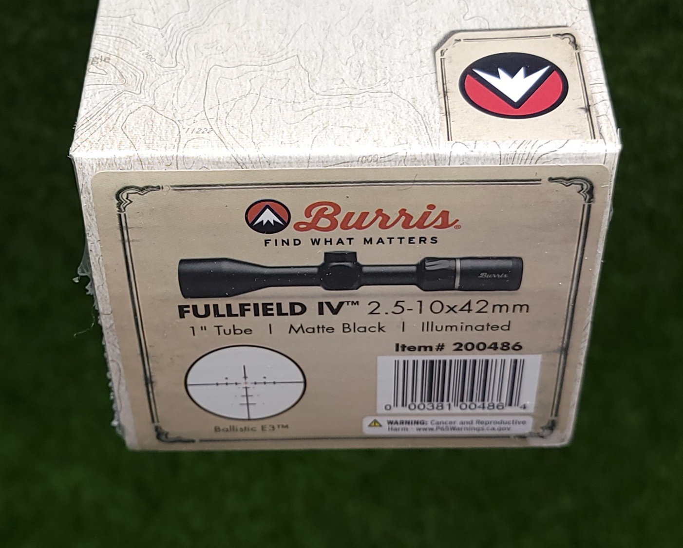 Burris Fullfield IV 2.5-10x42mm Scope Illum E3 Ballistic Reticle ...