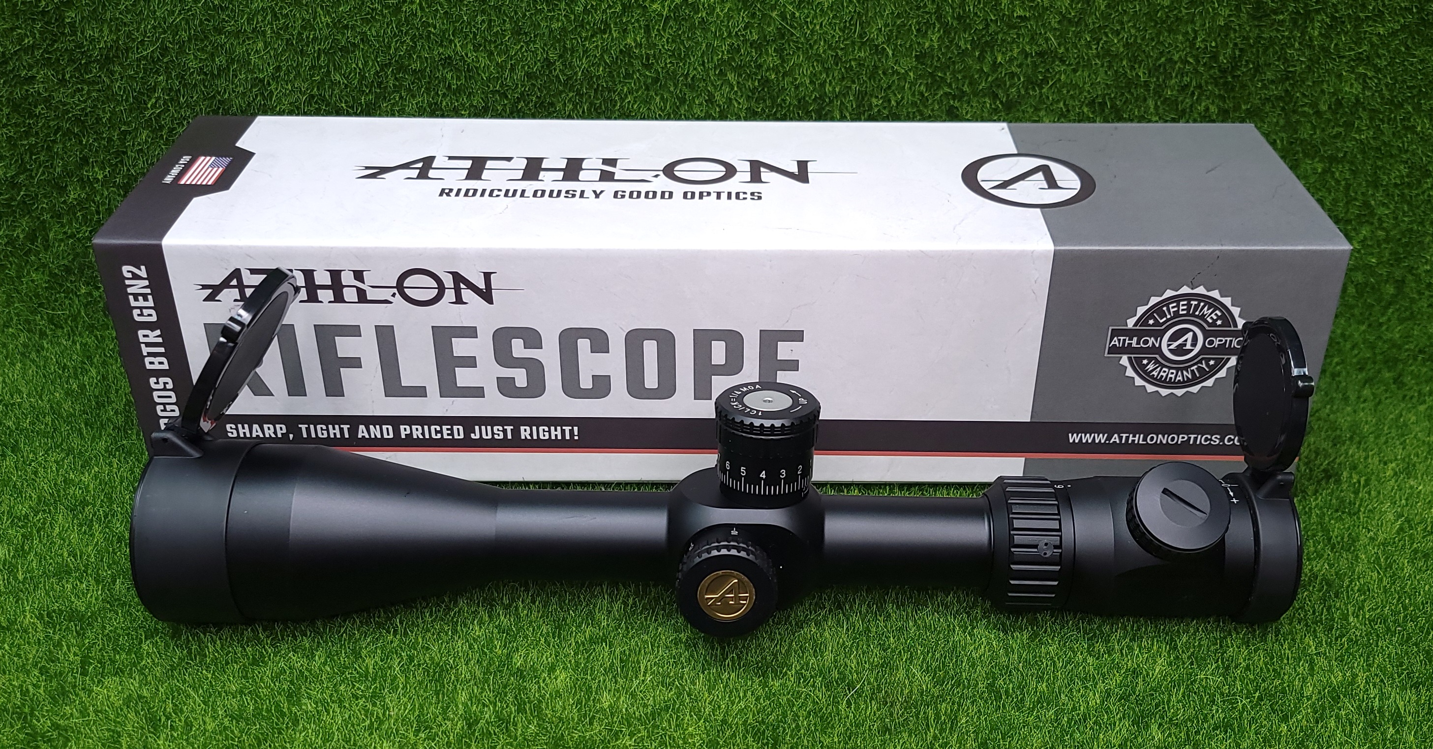 Athlon Argos BTR GEN2 6-24x50mm Scope w- APLR2 FFP IR MOA Reticle ...