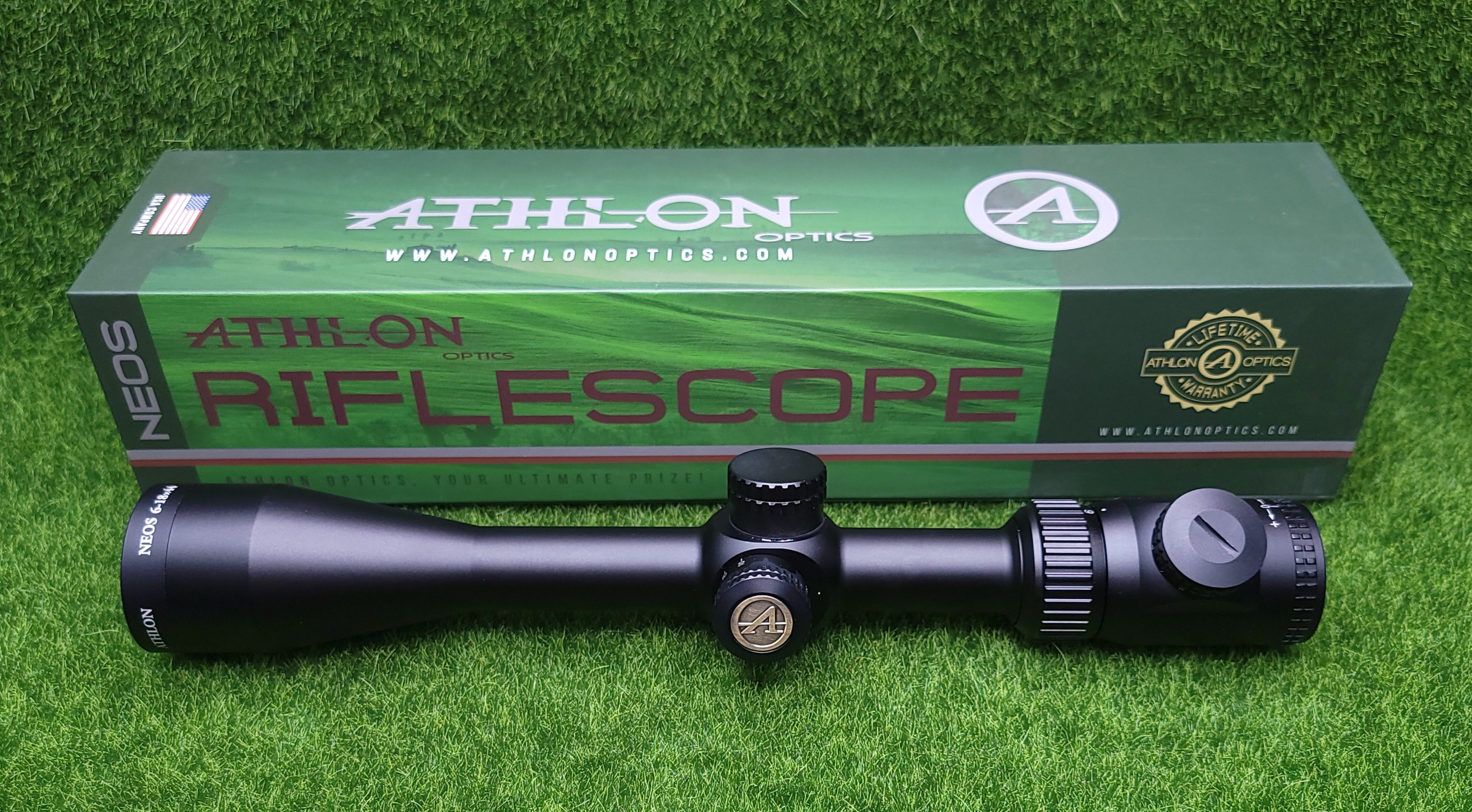 Athlon NEOS 6-18x44mm SF Riflescope SFP BDC 500 Illuminated Reticle ...