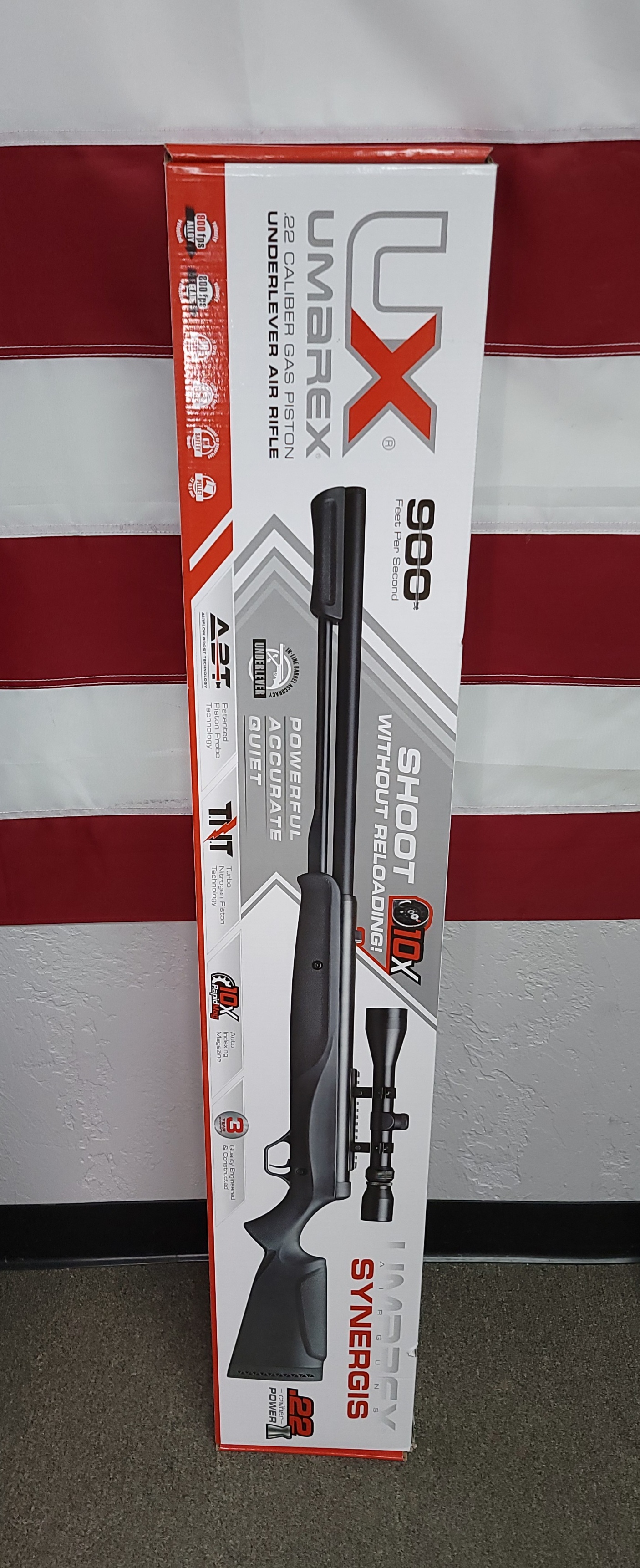 Umarex Synergis .22 Gas Piston 900FPS Air Rifle w- 3-9x40mm Scope ...