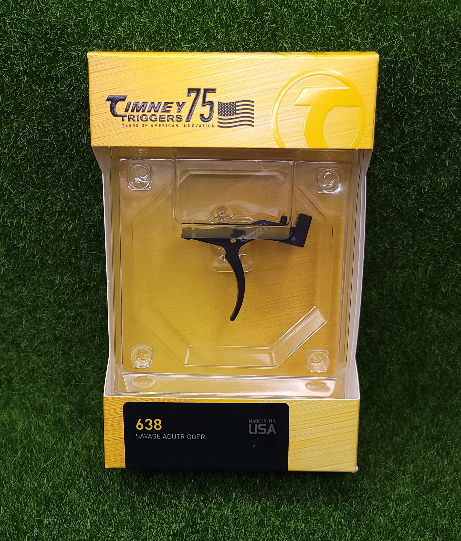 Timney Triggers Savage Drop-In Curved Accu Trigger, Right, Black - 638 ...