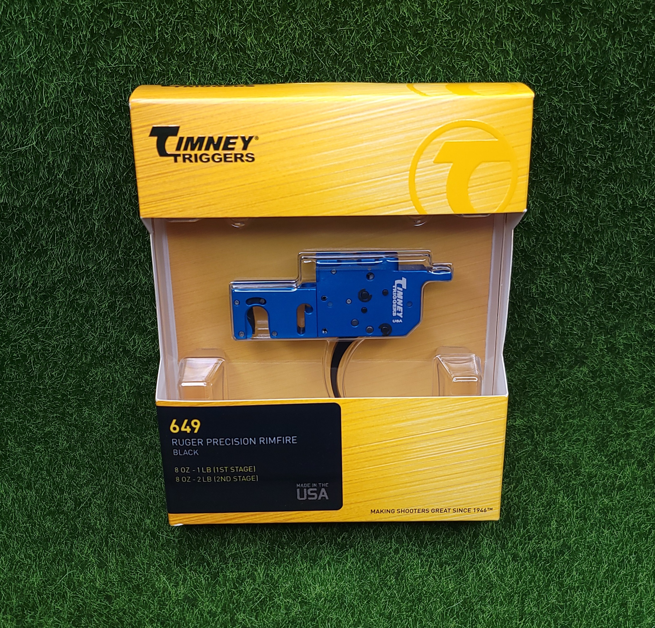 Timney triggers ruger rimfire curved 2 stage drop-in trigger, blue 649 ...