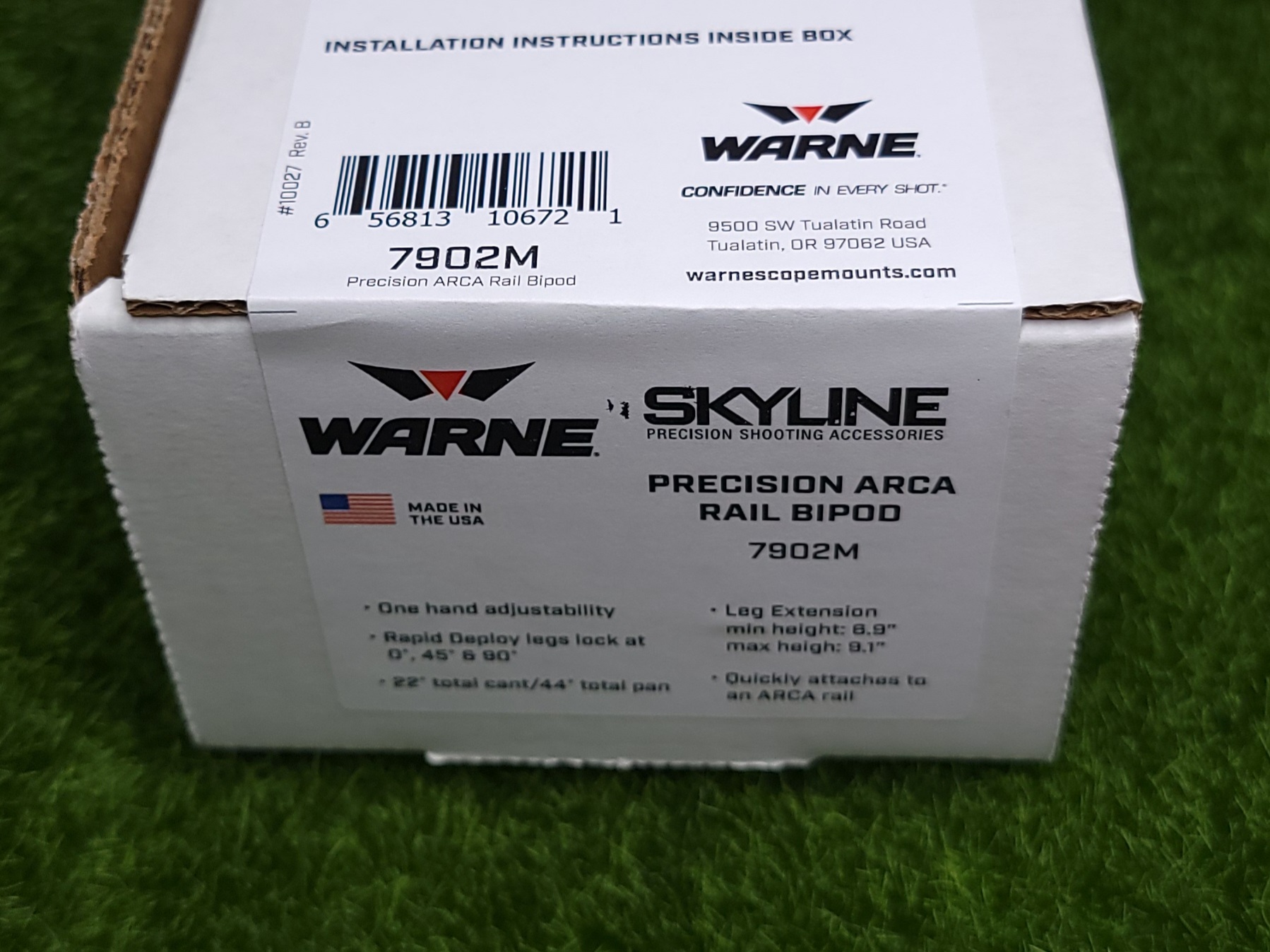 Warne Precision Bipod, Competition Ready, Fits ARCA Rail, Black - 7902M ...