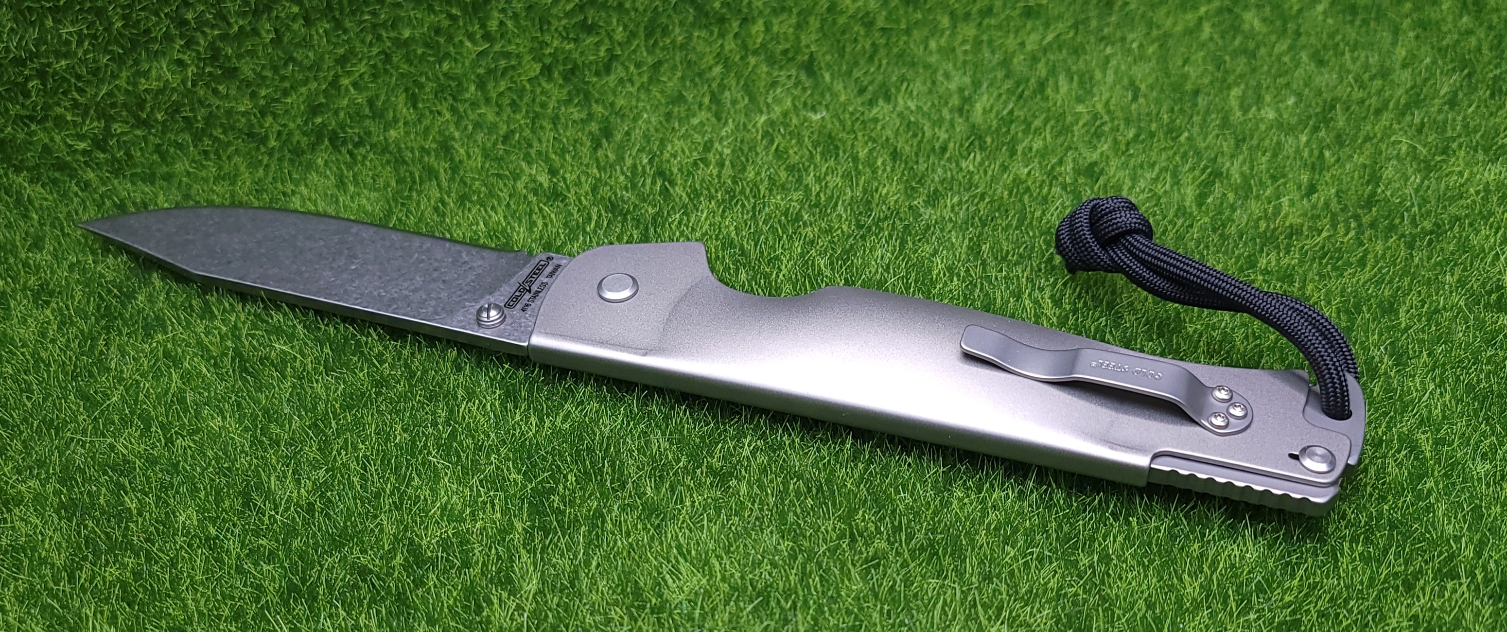 Cold Steel Pocket Bushman, Clip Point Plain Edge 4.5" Folding Knife ...