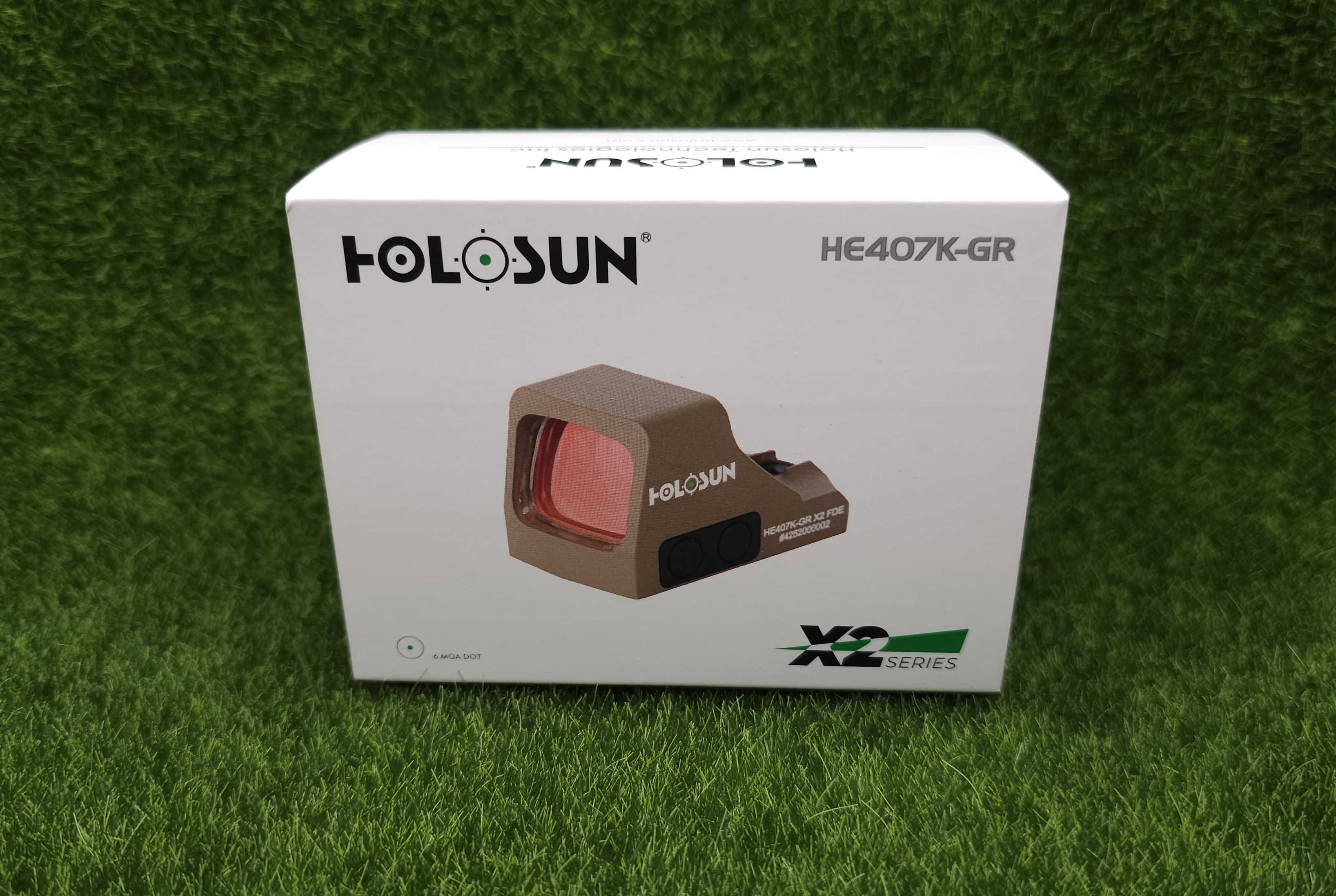 Holosun Open Reflex Compact Green Dot Sight 6 MOA Reticle HE407K-GR X2 ...