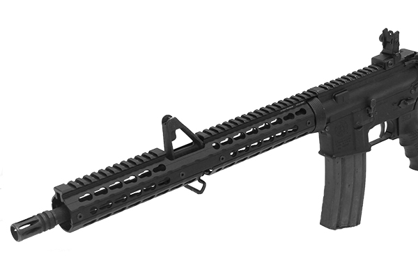 UTG-Leapers PRO Carbine Length Drop-in Quad Rail KeyMod Handguard ...