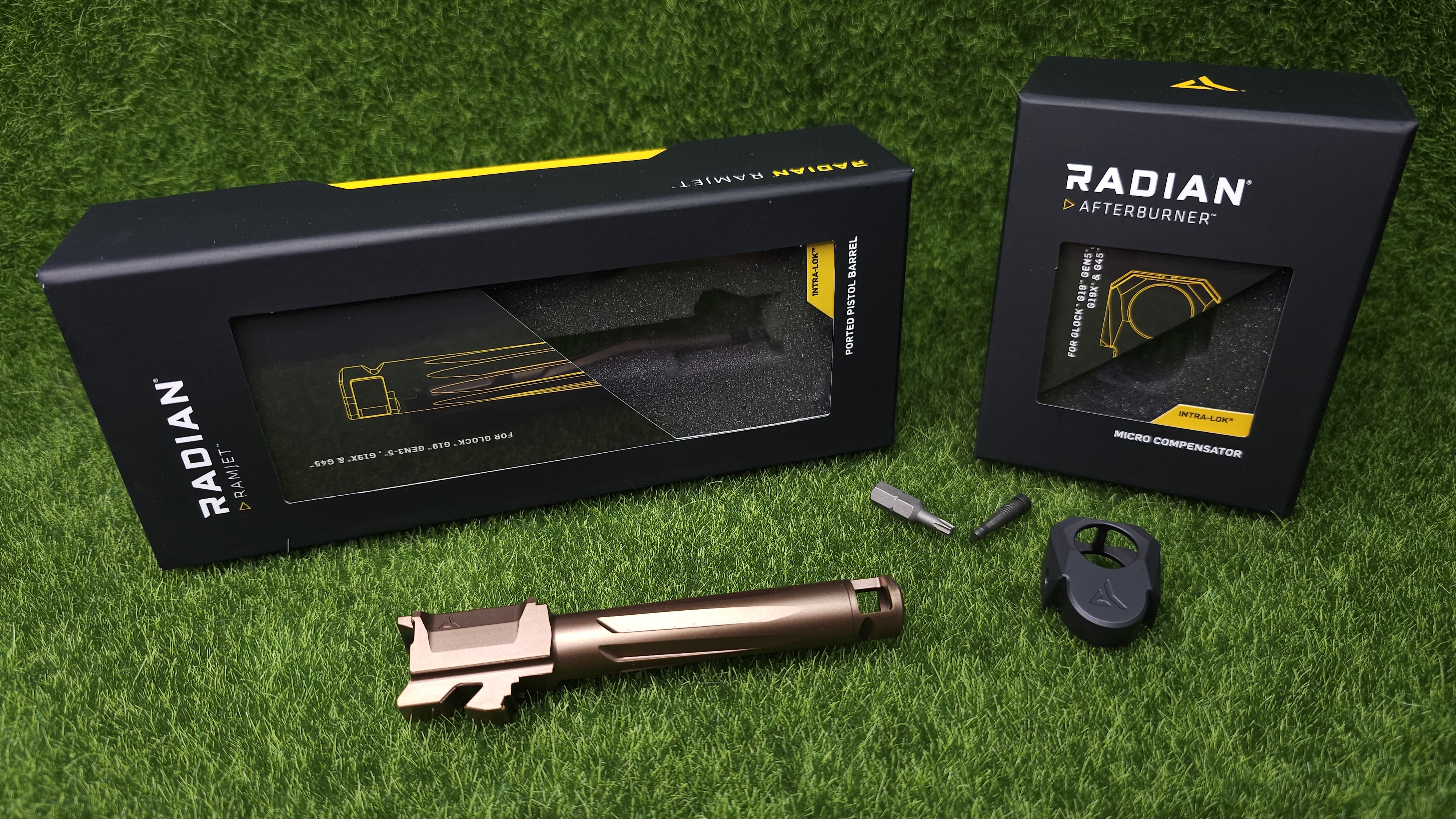 Radian Afterburner & Ramjet Compensator-Barrel for GLOCK 19G45 Gen 5 ...