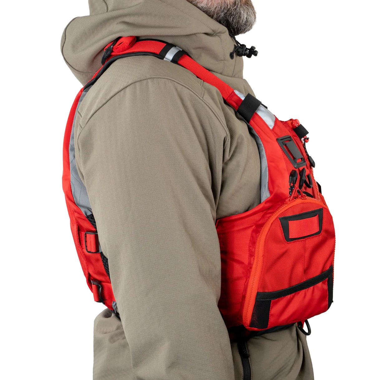 Bluestorm KINETIC Kayak Fishing Angler Life Vest Type III PFD, Nitro ...