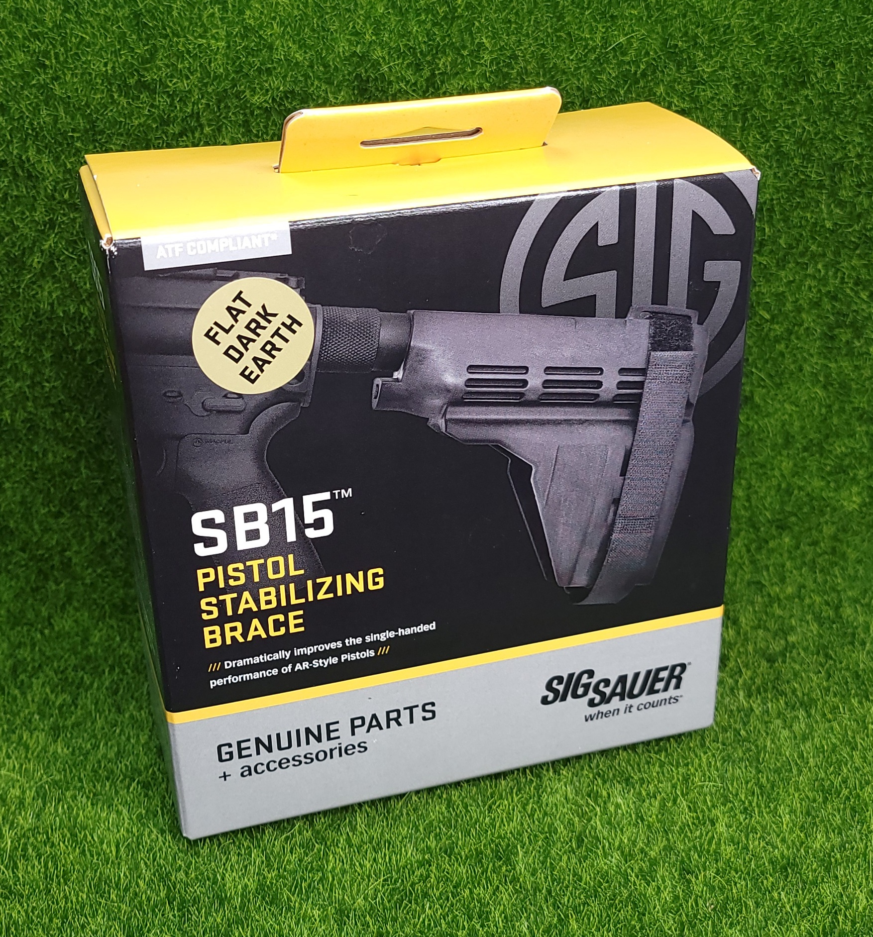 Sig Sauer Pistol Stabilizing Brace Flat Dark Earth (FDE), PSB-AR-FDE ...