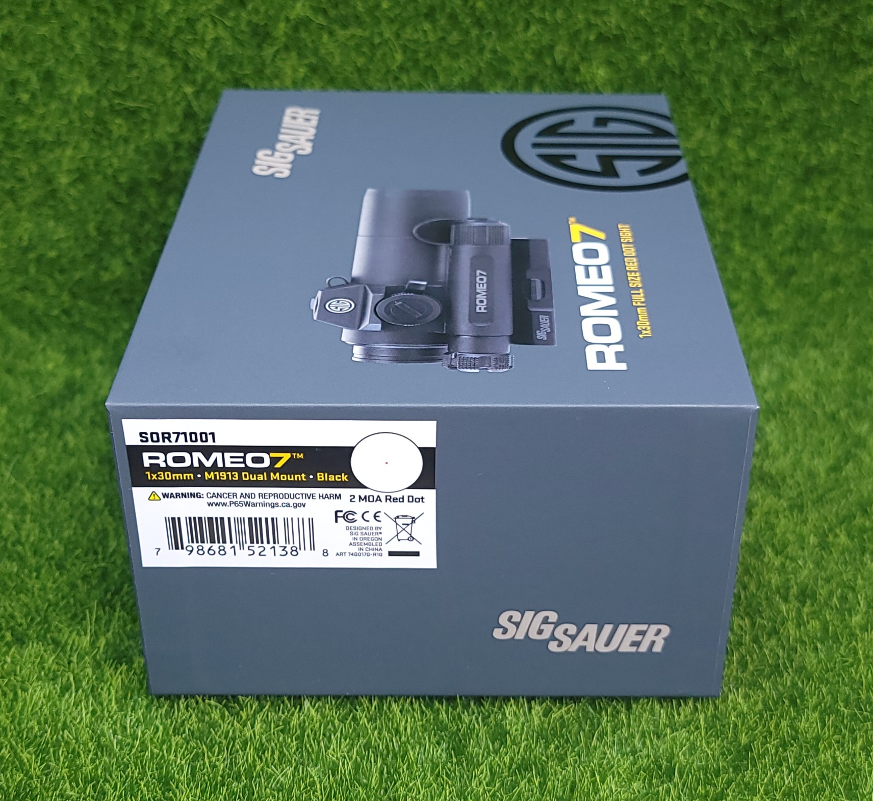 Sig Sauer Romeo 7 Red Dot Sight 1x30mm 2 MOA-Dot Reticle - SOR71001 ...