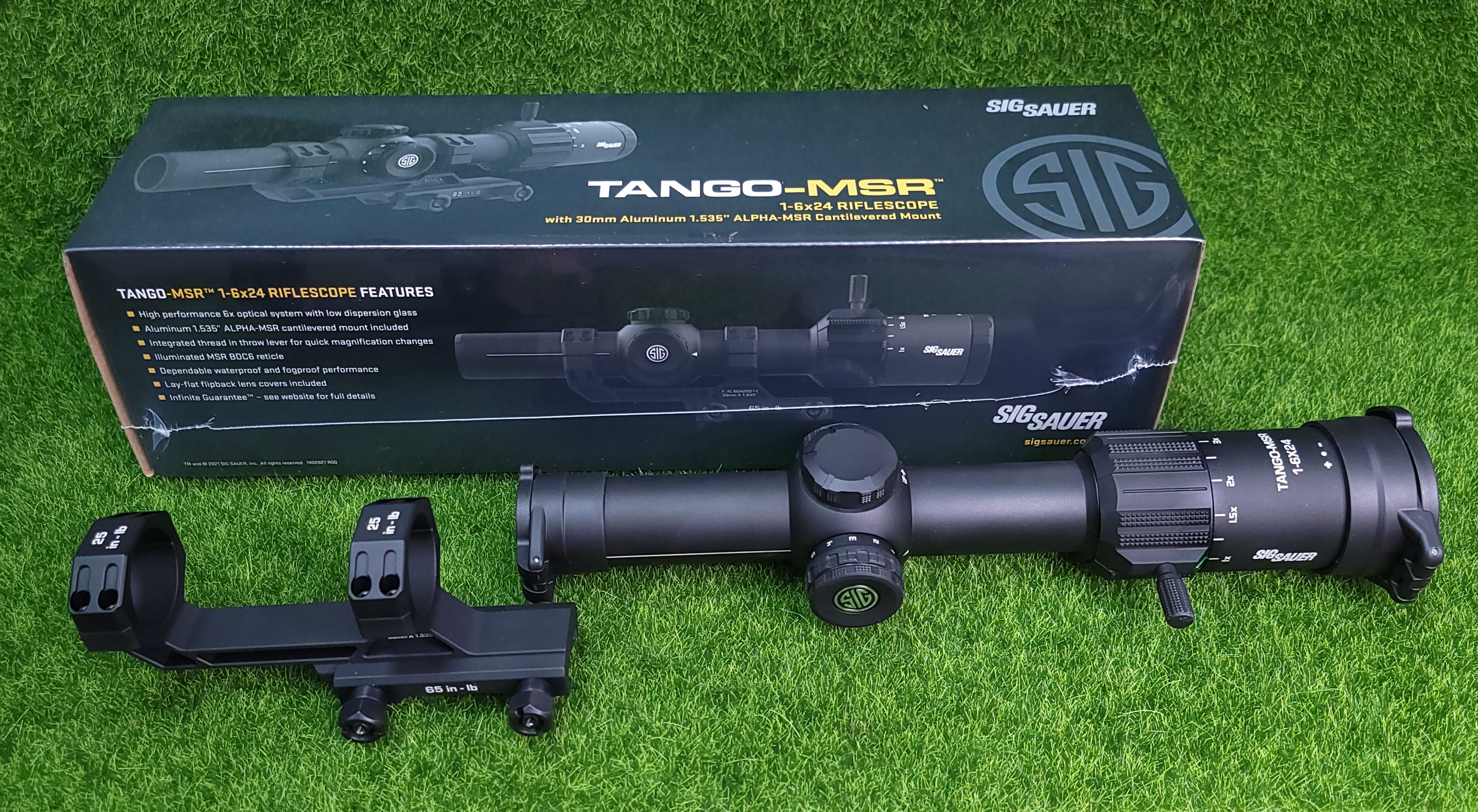 Sig Sauer Tango-MSR 1-6x 24mm Illuminated Red MSR BDC6 Reticle ...