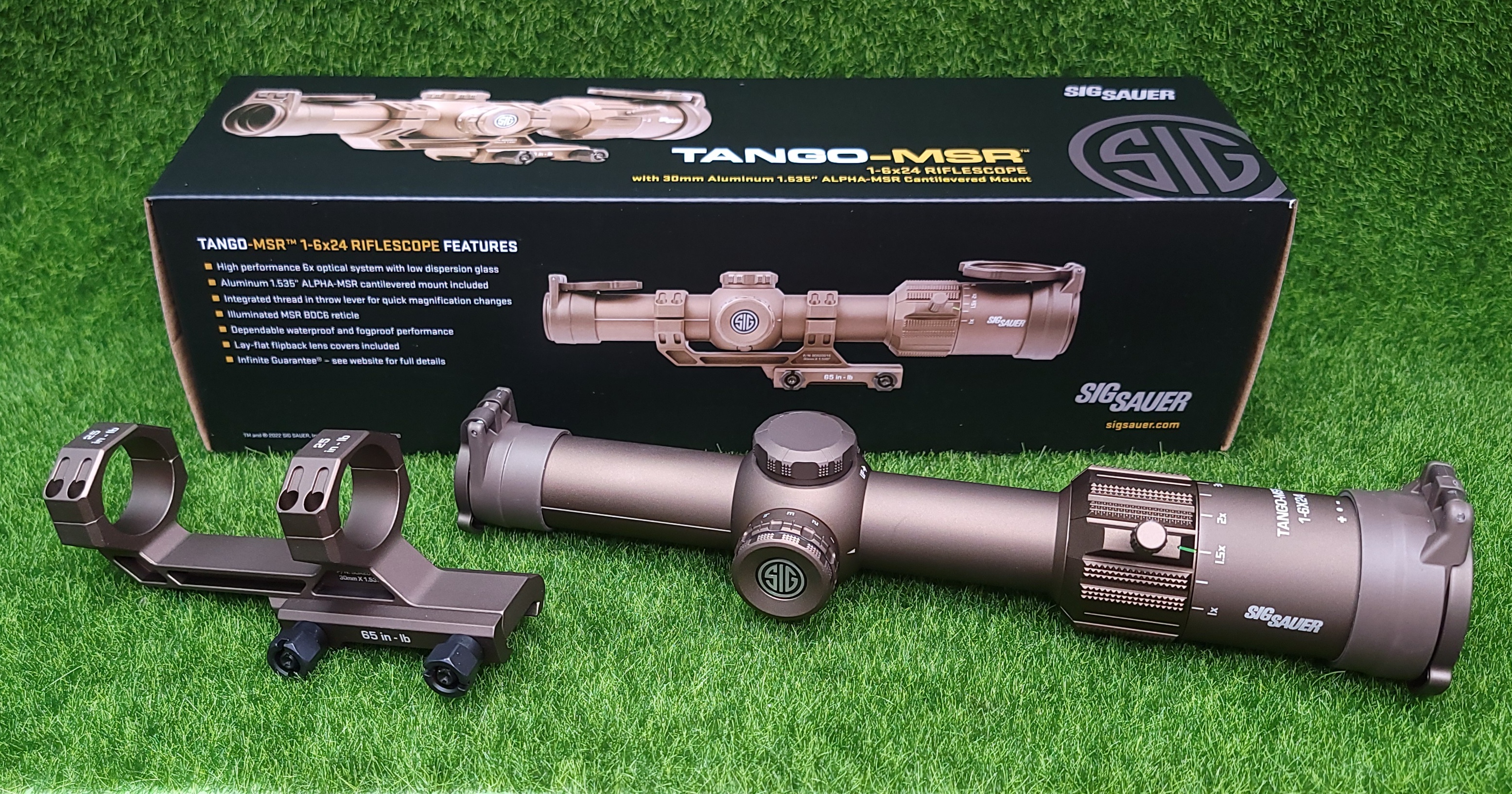 Sig Sauer TANGO-MSR 1-6x24mm Illuminated Red MSR BDC6 COYOTE - SOTM61200 - Gun Scopes at ...