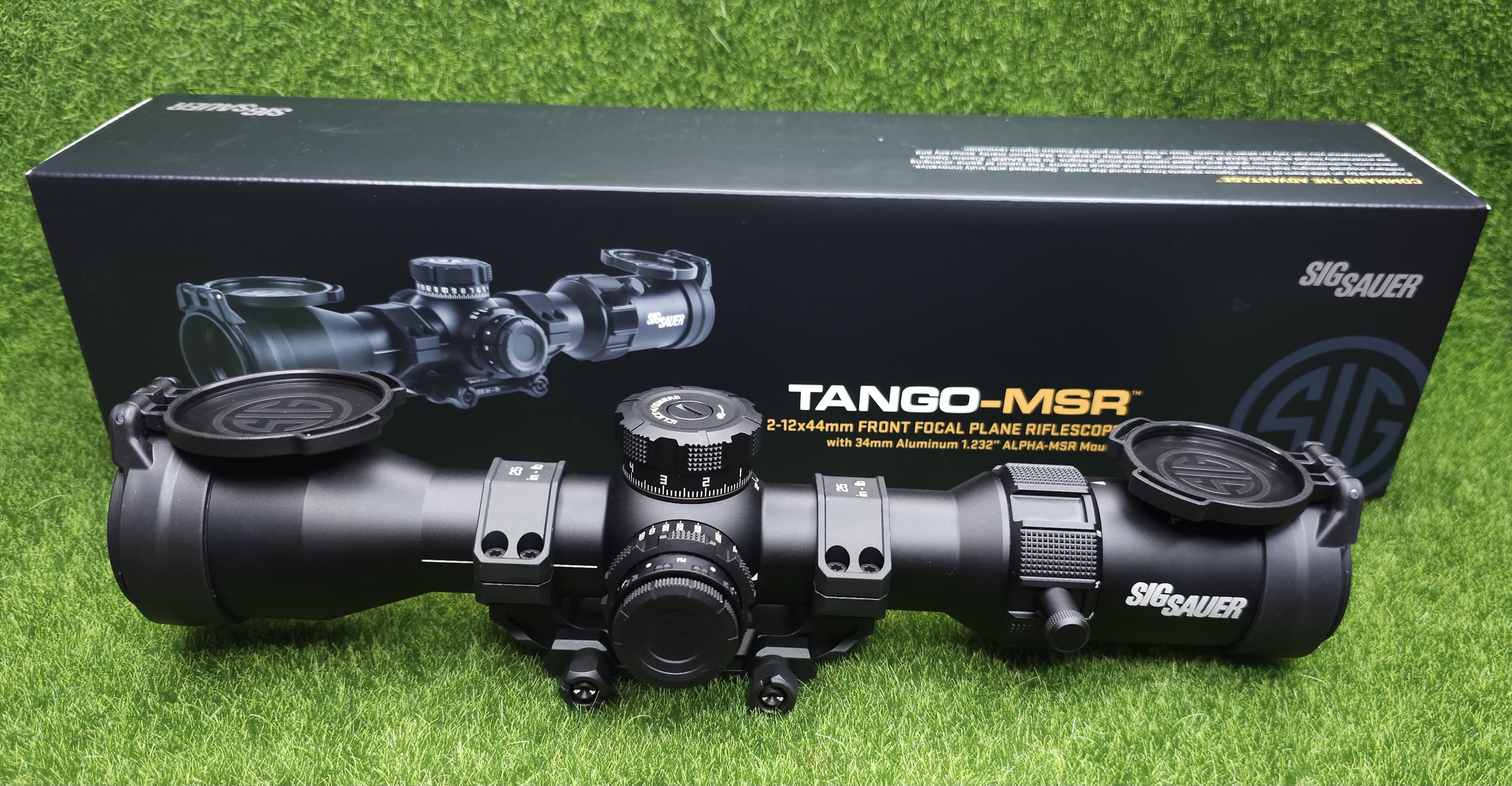 Sig Sauer TANGO-MSR 2-12x44mm Illum. FFP MRAD 2.0 Reticle Scope ...
