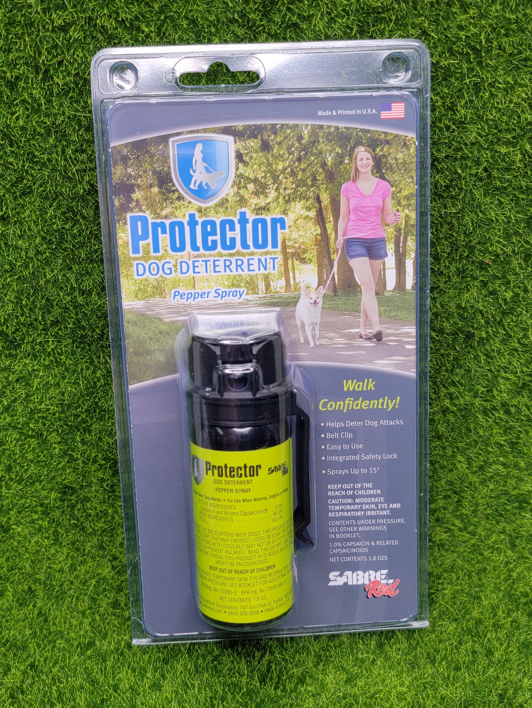 Sabre Red Max Strength Protector Pepper Spray Dog Attack Deterrent- SRP ...