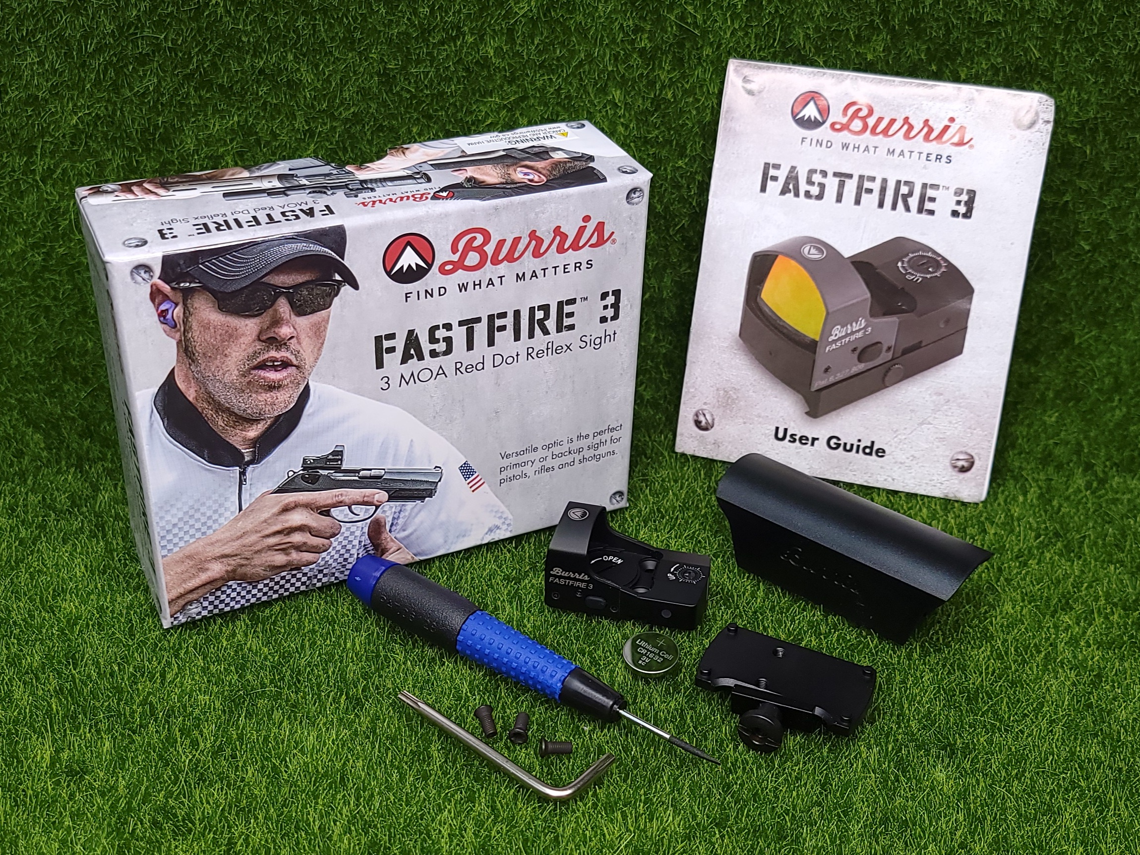 Burris Fastfire III Red Dot Reflex 3 MOA Sight w- Picatinny Mount ...