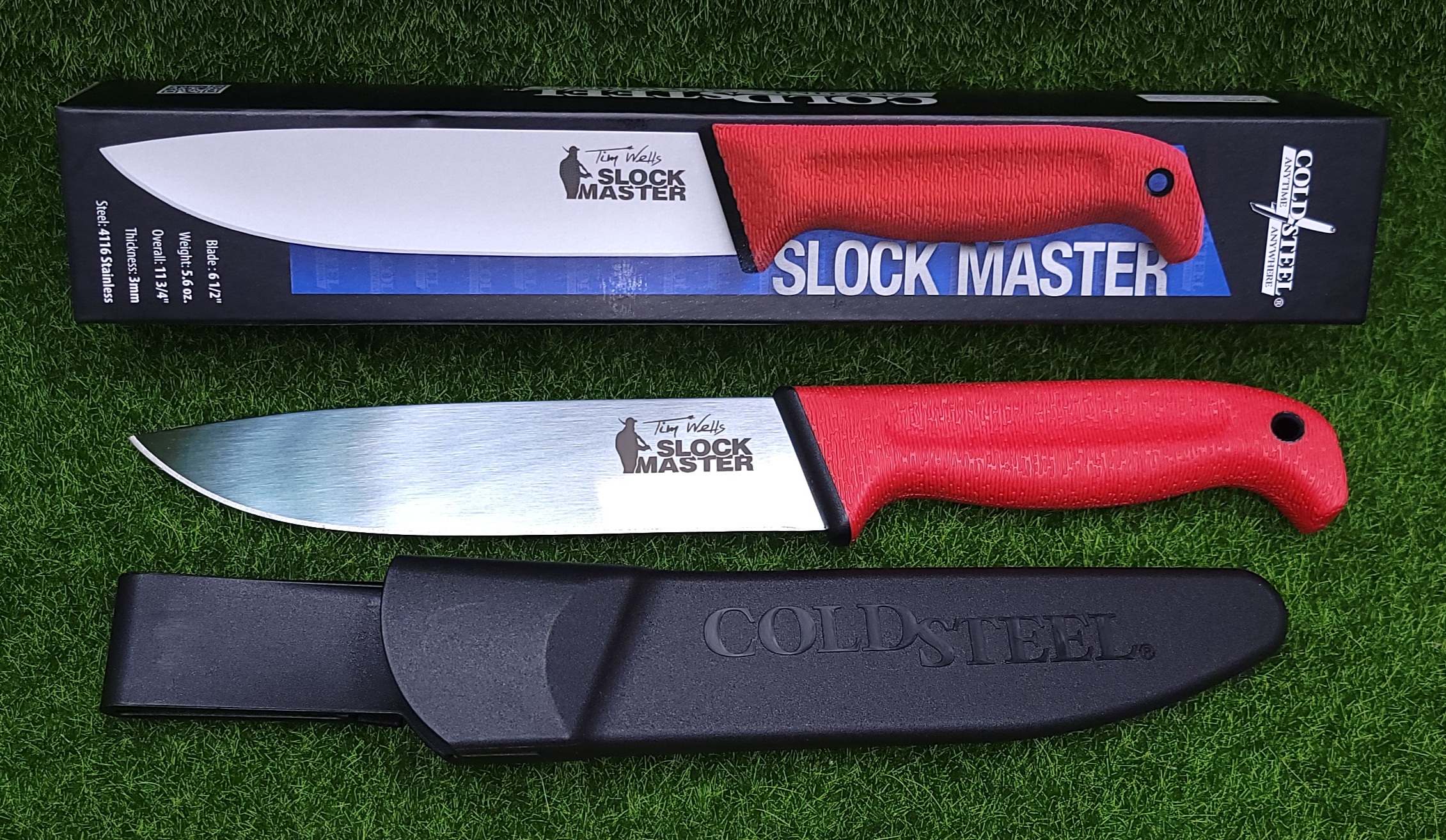 Cold Steel Tim Wells Slock Master Commercial Series Scalper Knife ...