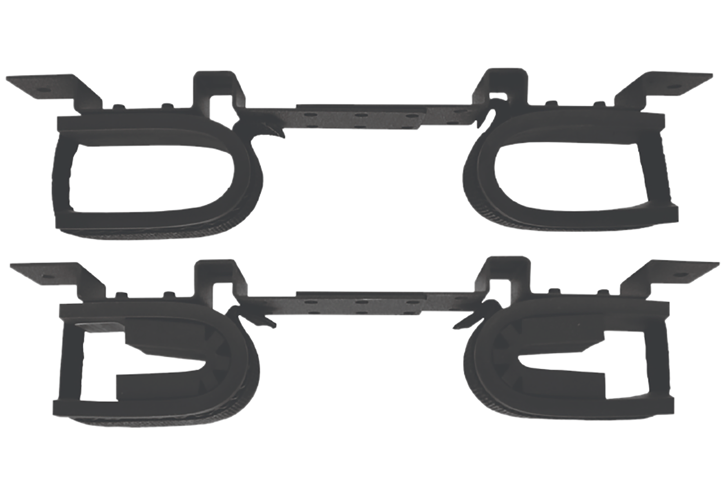 Rugged Gear 10075 Gun Rack Overhead Black Steel Holds 2 Rifle-Shotgun ...