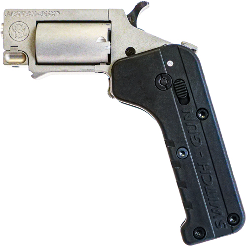 5 SHOT STAINLESS CAN BE FOLDEDSTAND MFG SWITCH GUN 22LR - Revolvers at ...