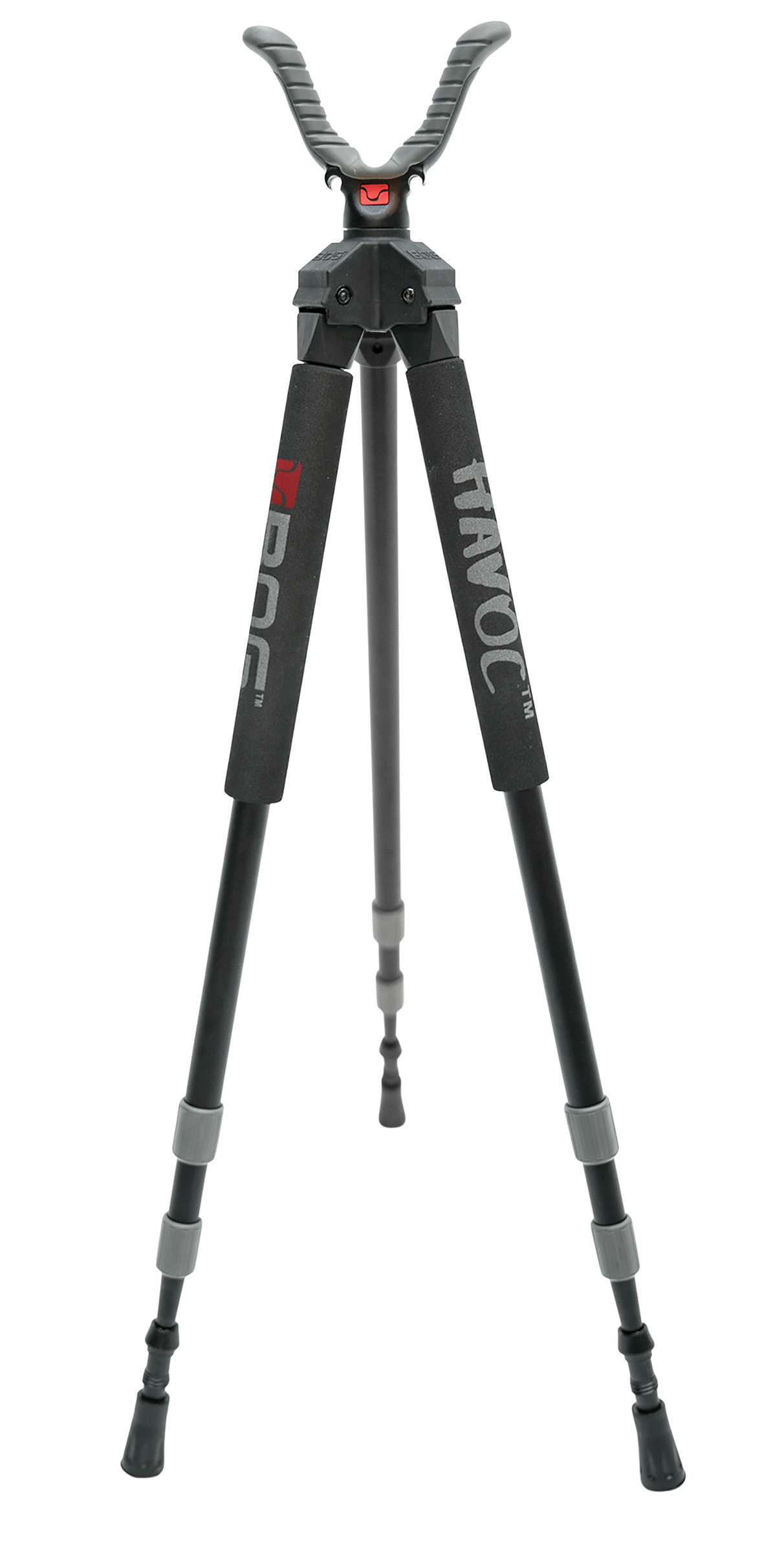 Bog-pod 1100479 Havoc Tripod Made Of Black Finish Aluminum With Foam Gr ...