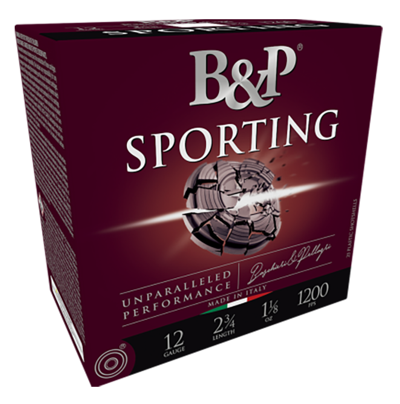 B&P Sporting Clay Shotgun Loads 12 ga. 2.75 in. 1 oz. 1200 FPS 8 Shot ...