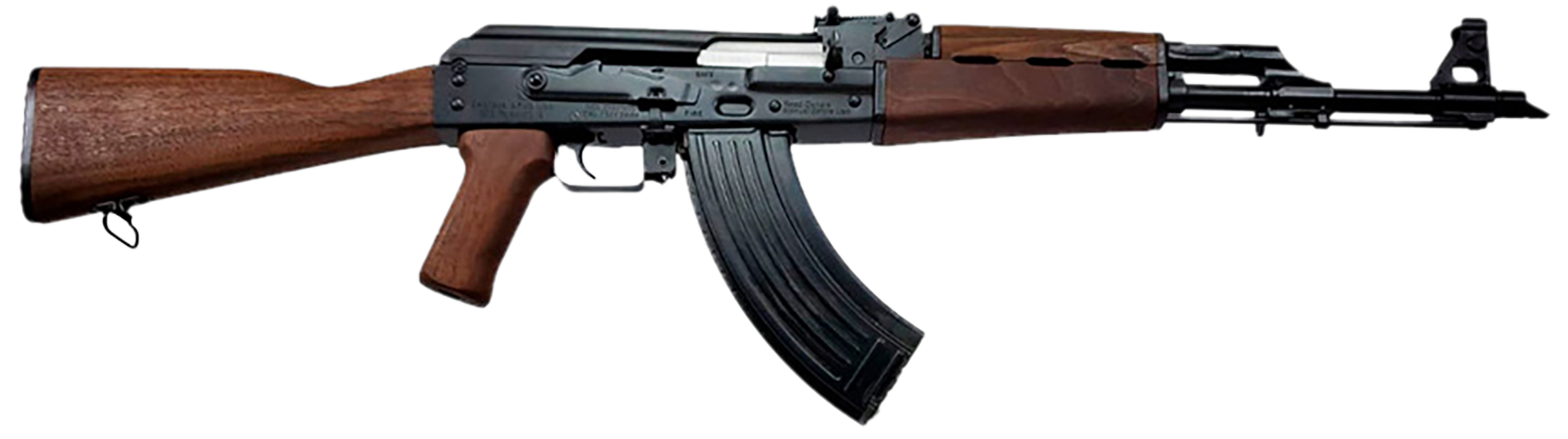 Zastava ZPAPM70 AK-47 Rifle BULDGED TRUNNION 1.5MM RECEIVER - Walnut ...