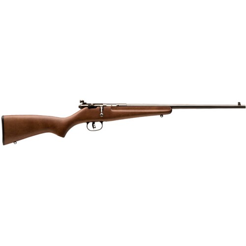 Savage Rascal 22LR 16.125'' Hardwood Black 062654138157 - Bolt Action ...