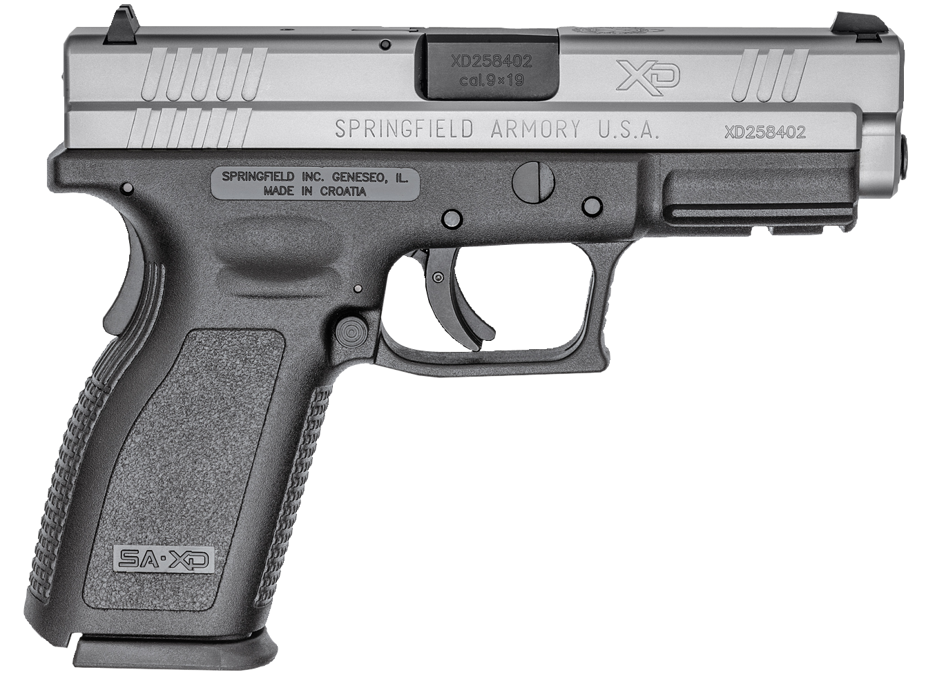 Springfield Armory XD9301 XD Service *CA Compliant 9mm Luger 10+1 4 ...