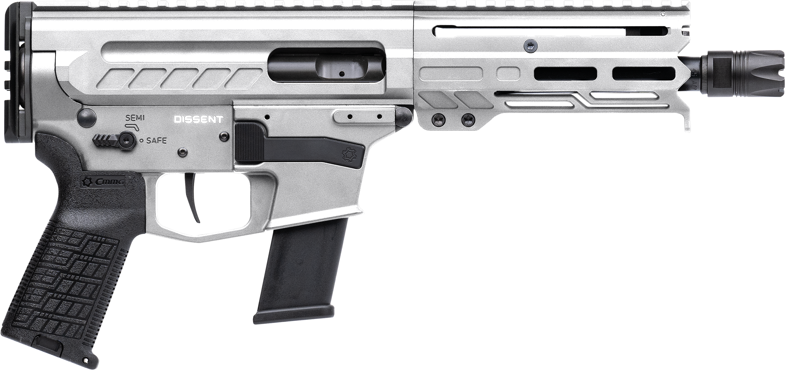 CMMG 45A4C0FTNG Dissent MKG 45 ACP 13+1 6.50" Black Nitride Medium ...