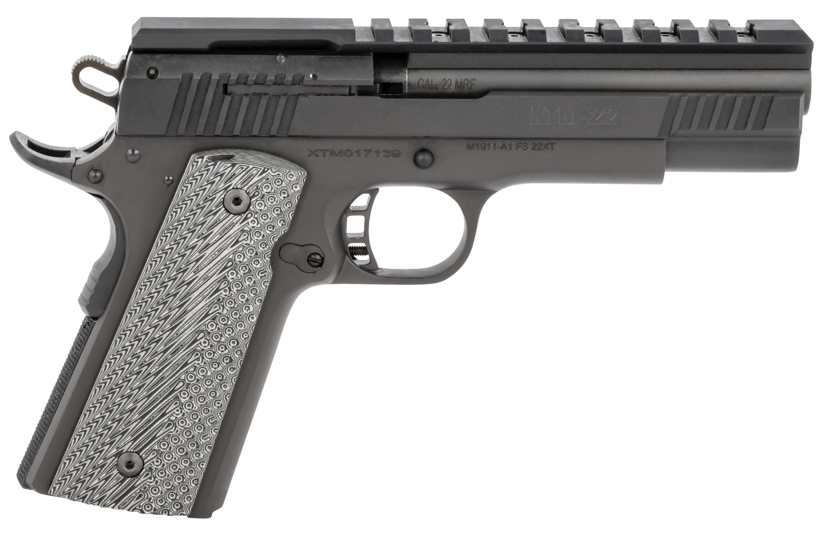 Rock Island XT 22 Pro 1911 Pistol mag 5 in. Black Parkerized 14 rd ...