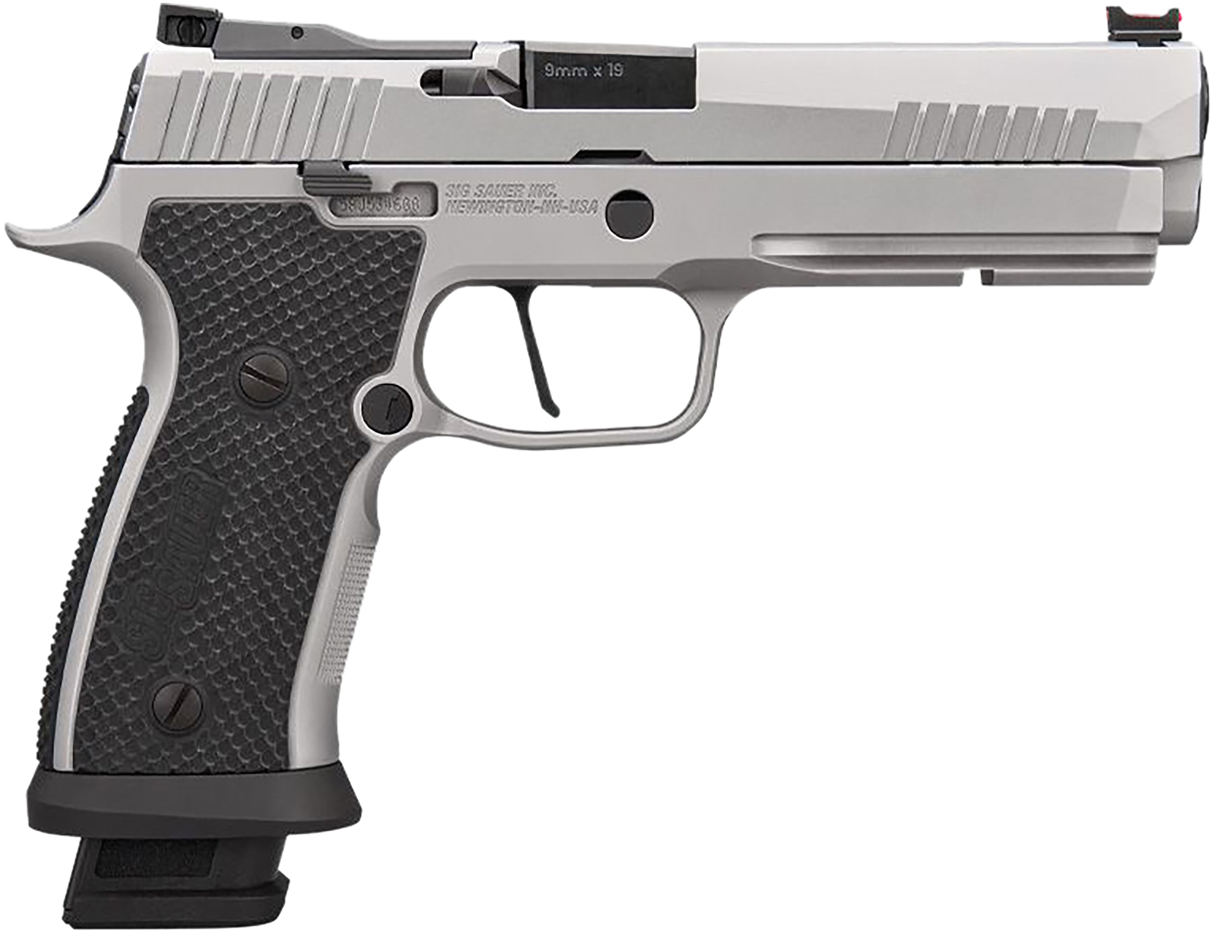 Sig Sauer P320 XFIVE SXG Silver, 9mm Luger, 5in. Barrel, 21rd, Optic ...