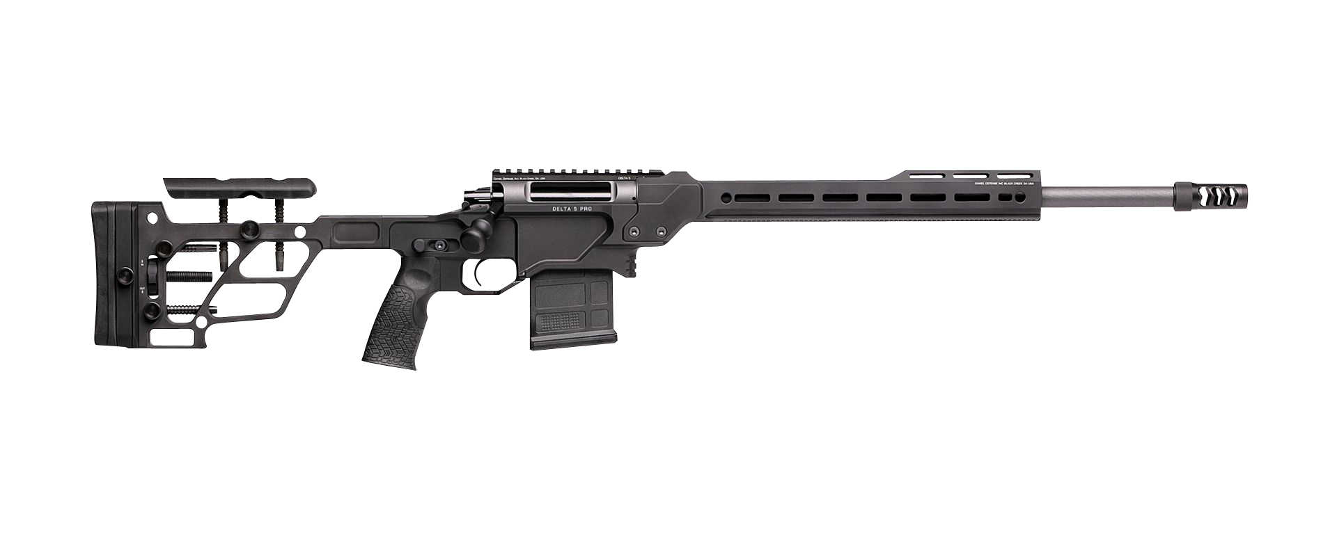 Daniel Defense 4215911229 Delta 5 Pro 308 Win 20" 10+1 Black Cerakote B ...