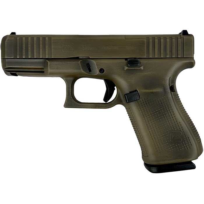 GLOCK 19 GEN5 MOS 9MM DISTRESSED NOVESKE BAZOOKA GRN 3-15RD ...