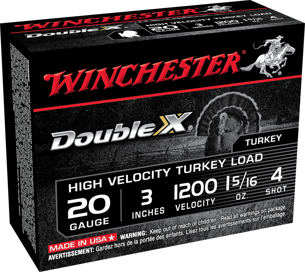 Winchester Double X High Velocity 20 Gauge Copper-Plated Shot 1 5-16 ...