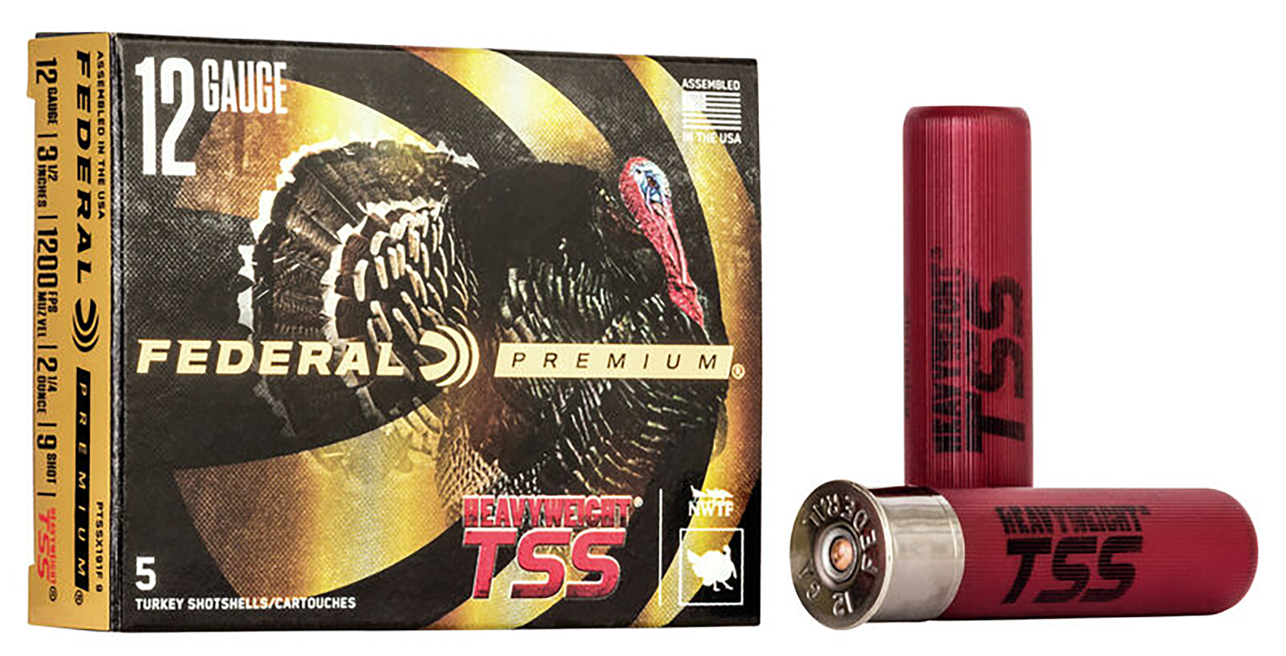 Federal Premium Heavyweight TSS 12 Gauge Tungsten Super Shot 2 1-4 ...