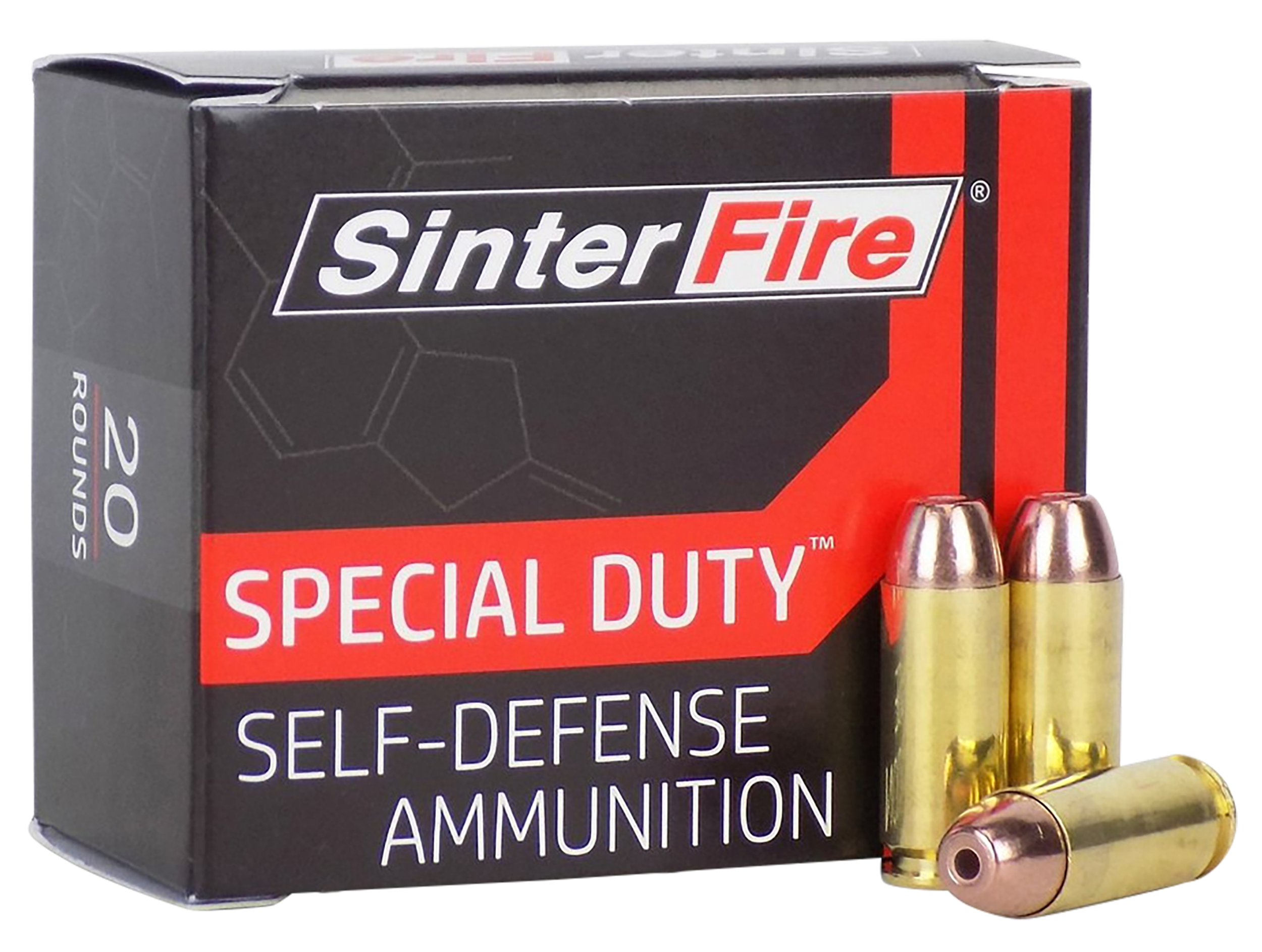 Sinterfire Special Duty Pistol Ammo 10mm 125 gr. HP 20 rd.-855040006099 ...