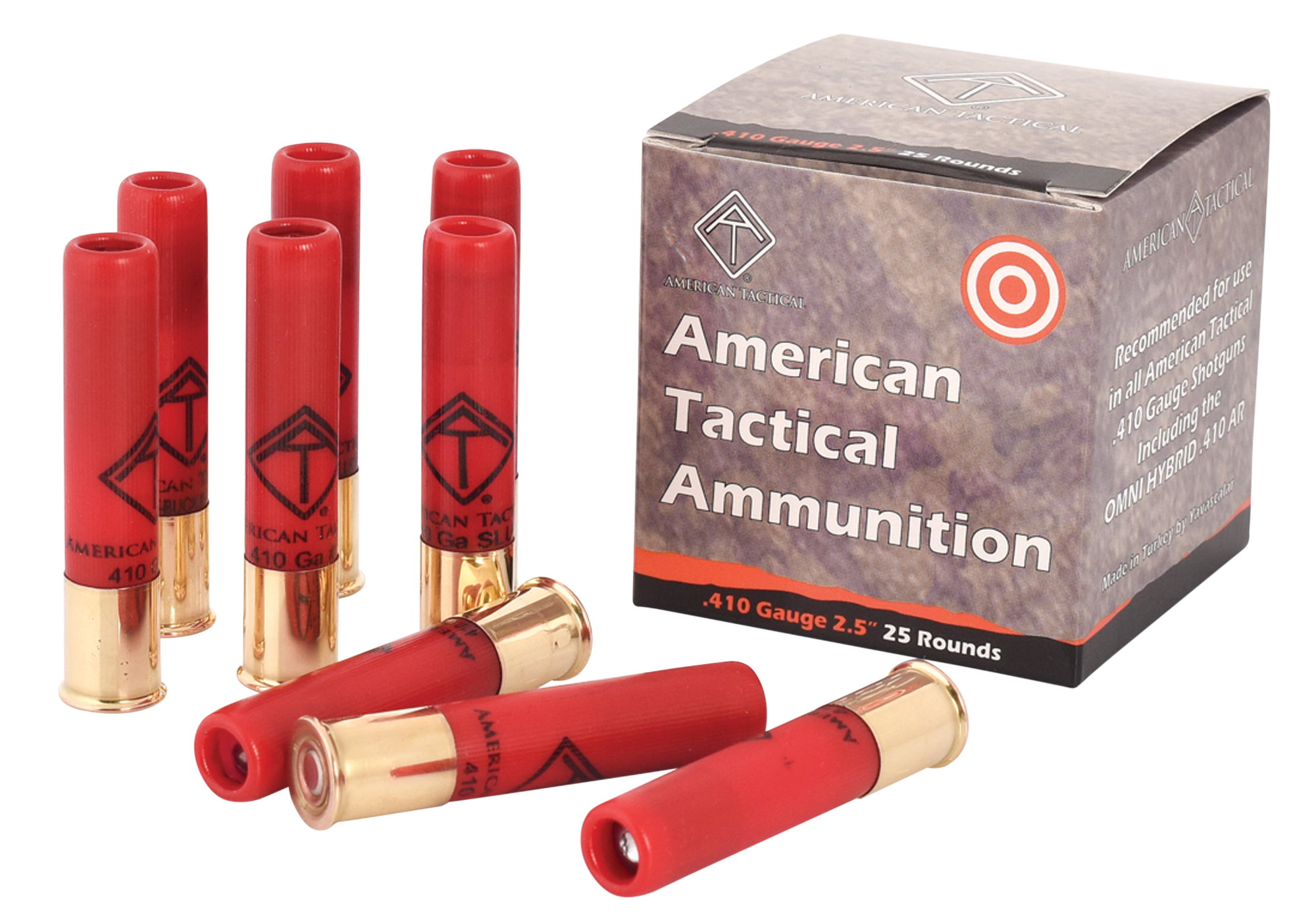 ATI Target Shotgun Ammo 410 ga. Rifled Slug 1-4 Oz. 25 rds-819644021926 ...