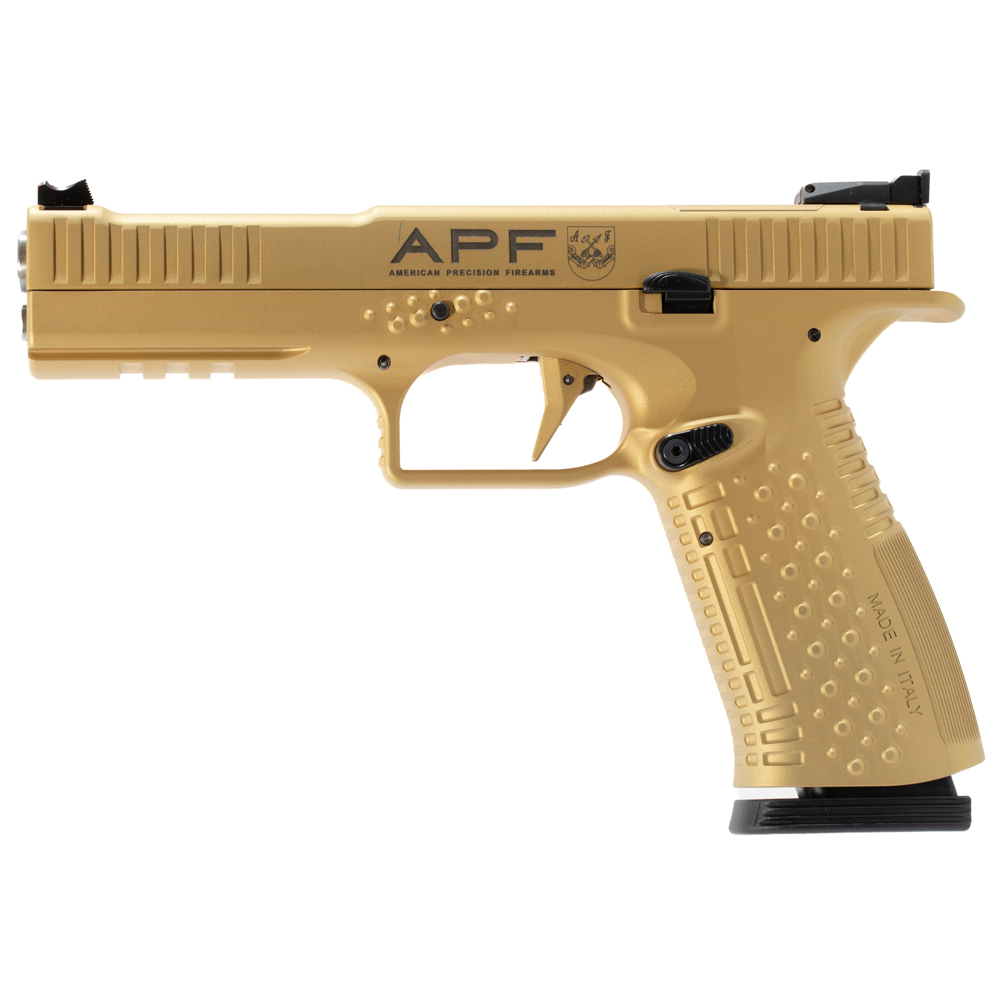 AMPF STRIKE ONE ERGL 9MM 5" 17RD GLD-810126490537 - Semi Auto Pistols ...