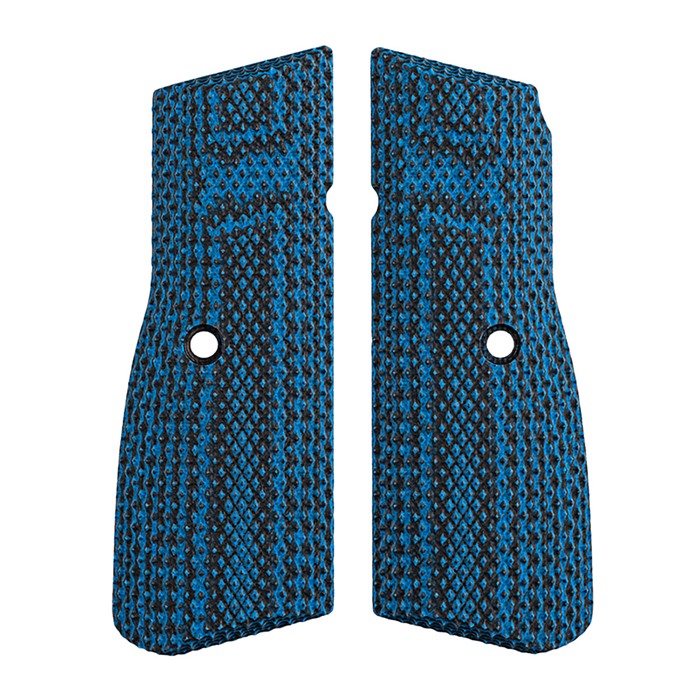 FN HIGH POWER G10 GRIPS BLACK-BLUE-845737014698 - Pistol Grips at ...
